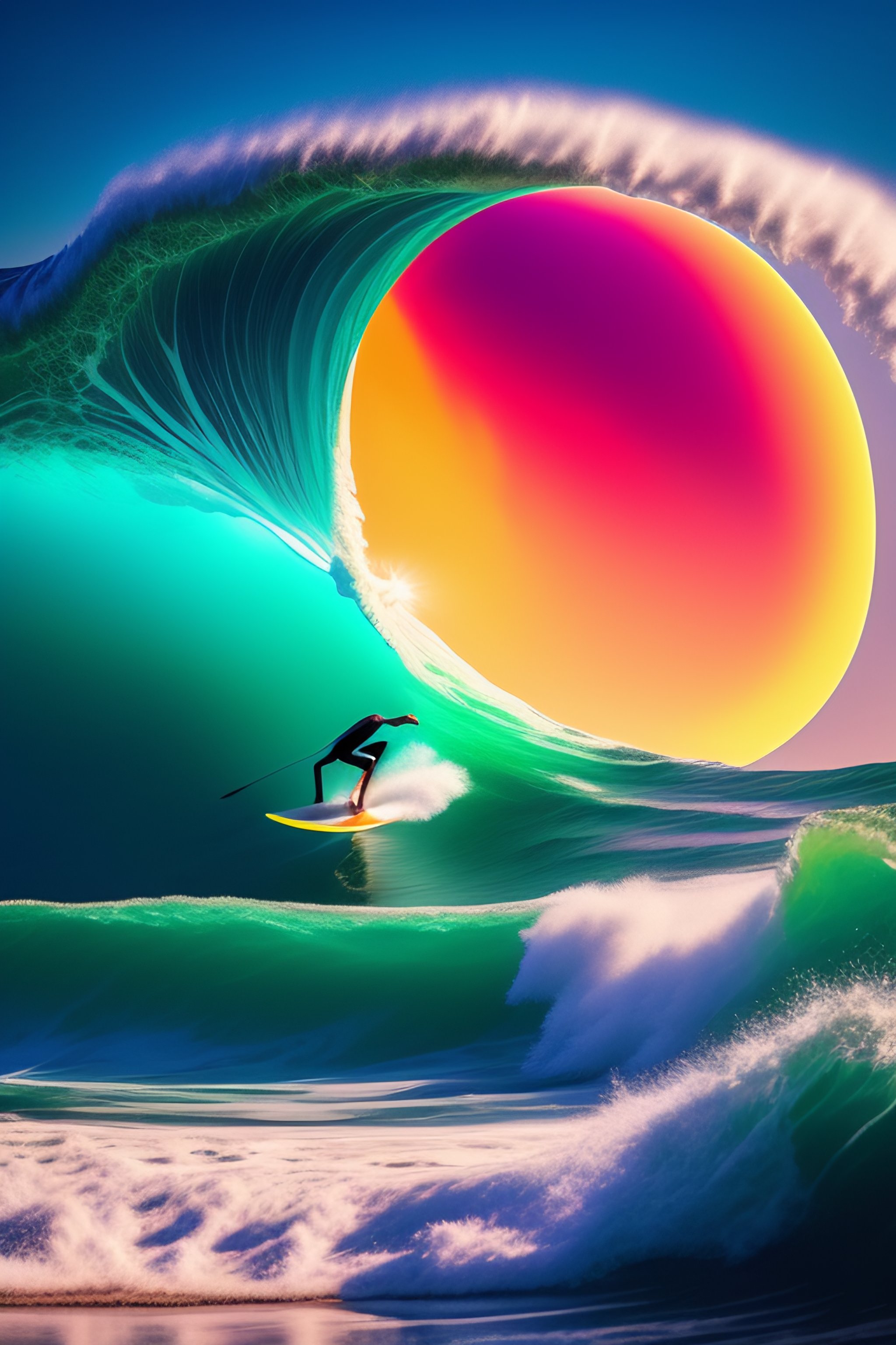 Lexica - Surf surfer vague vortex psychedelic death skull radiation ...
