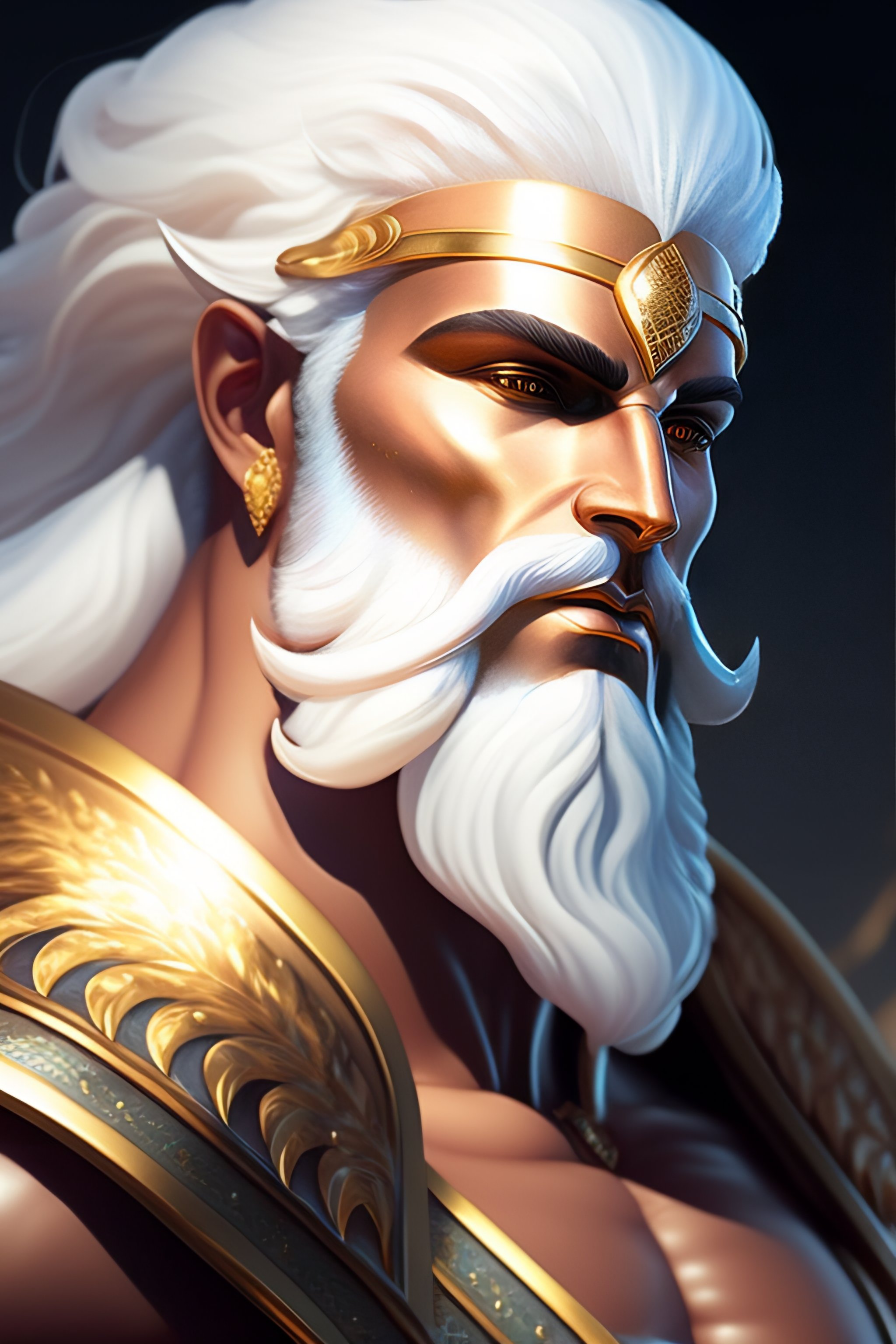 Lexica - Apollo humanoid god of the sun, highly detailed, full white ...