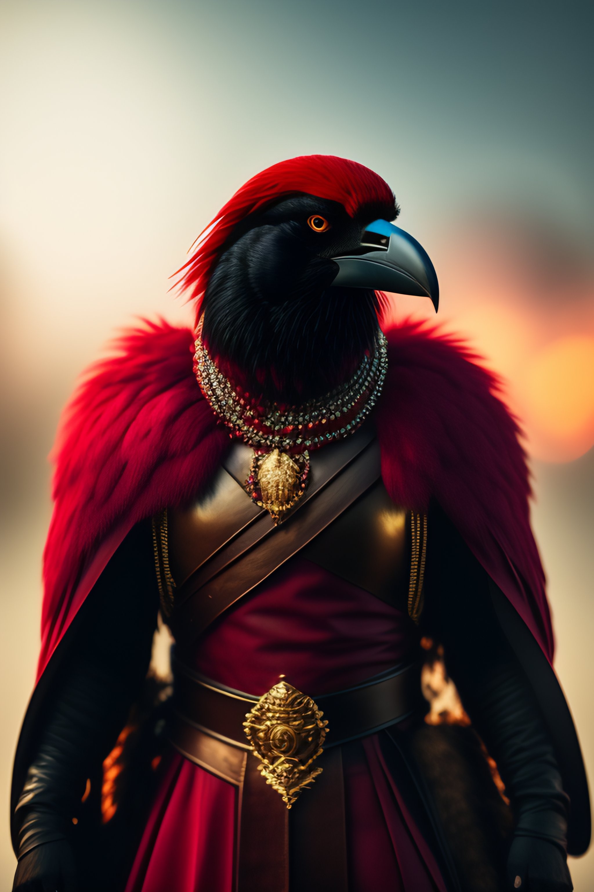 Lexica - King crow red villain