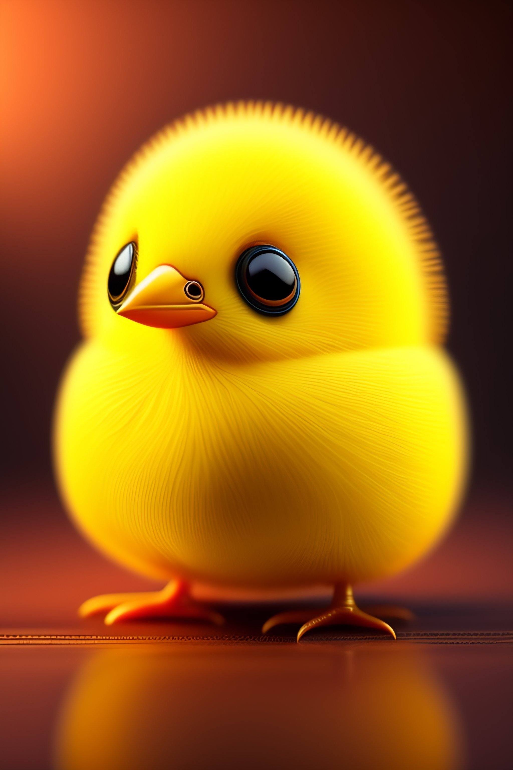 Lexica - A cute and adorable little chick made of lemon highly detailed ...