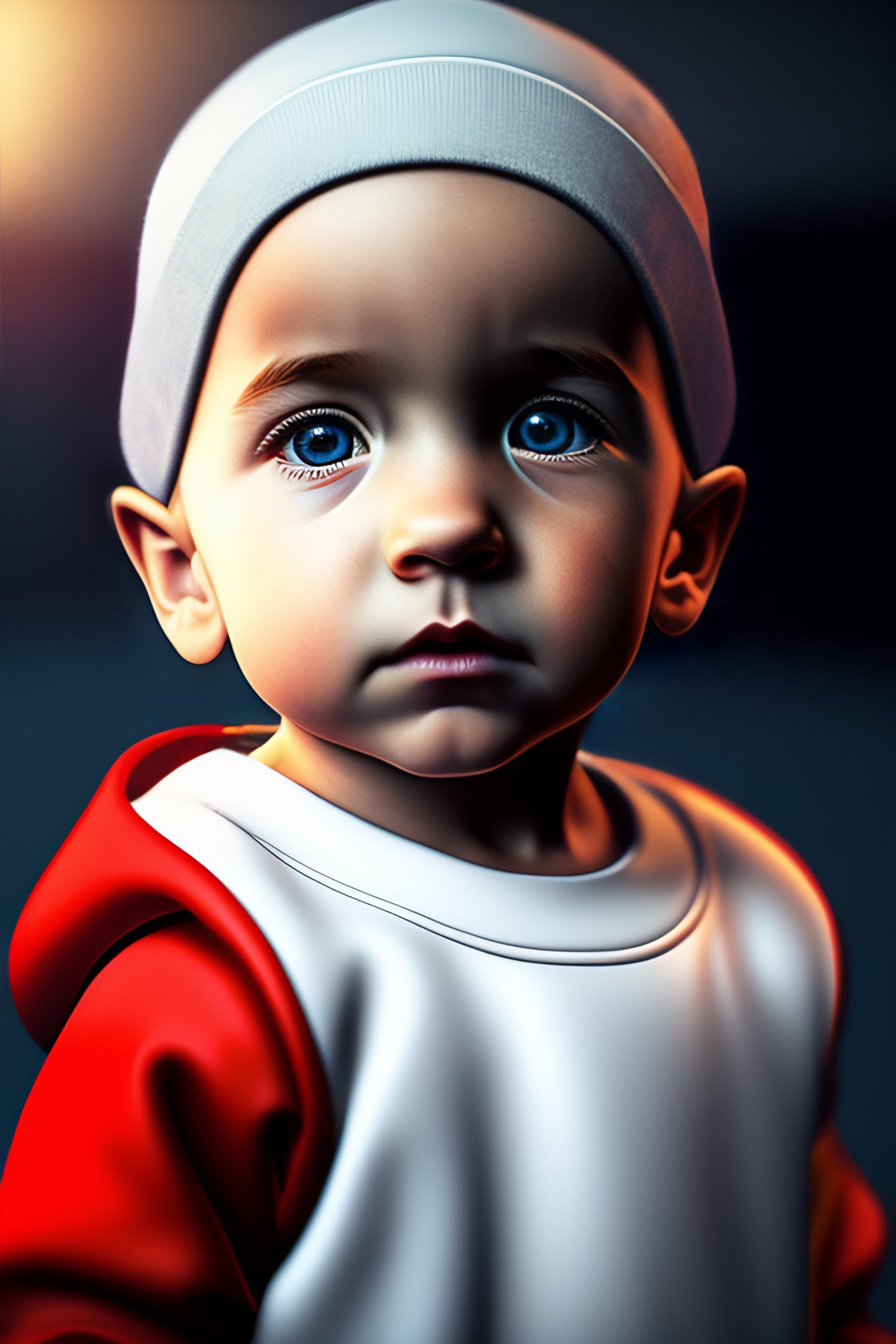 Lexica - Mdjrny-v4 style centered! ultrarealistic portrait of baby ...