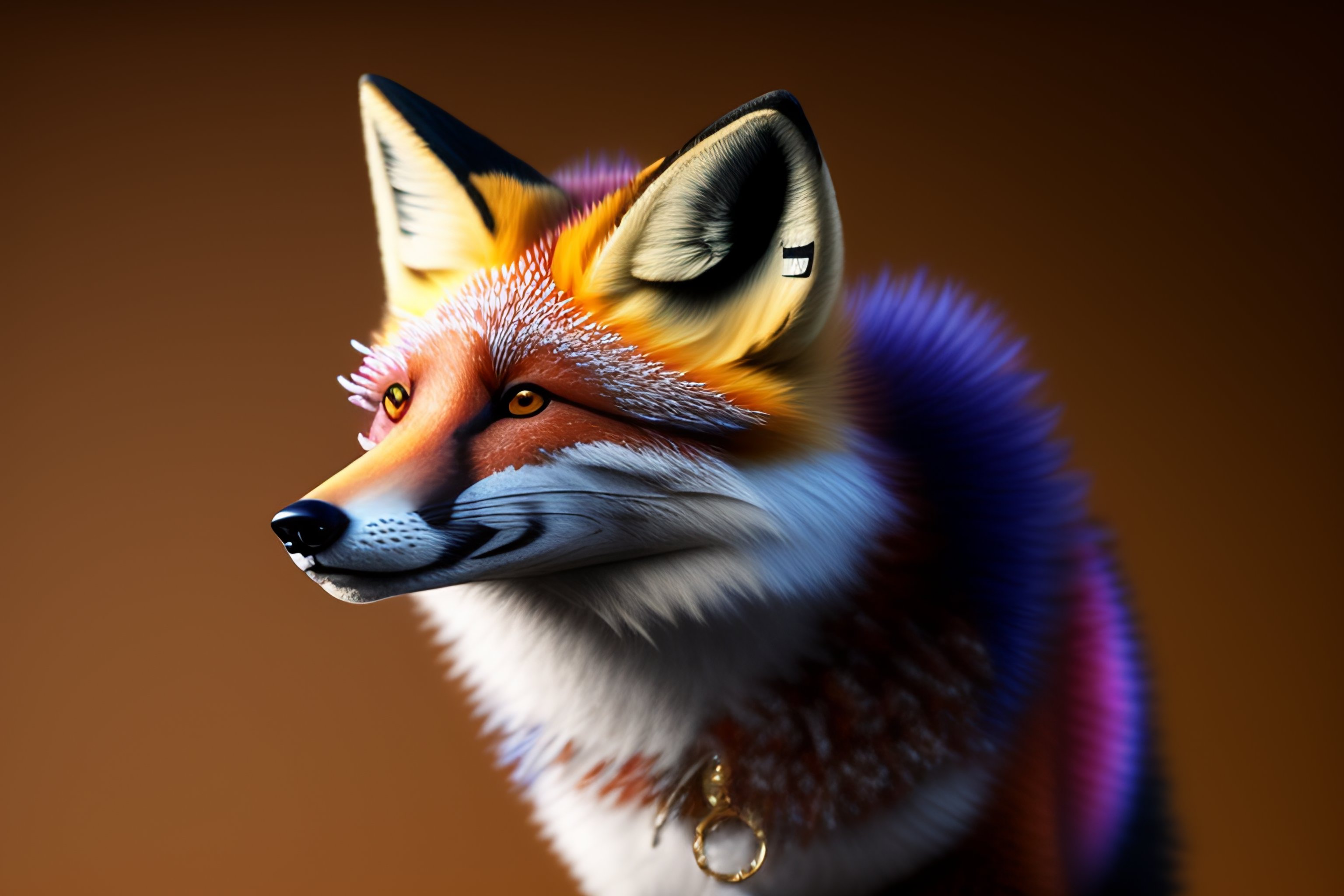 Lexica - Punk fox realistic