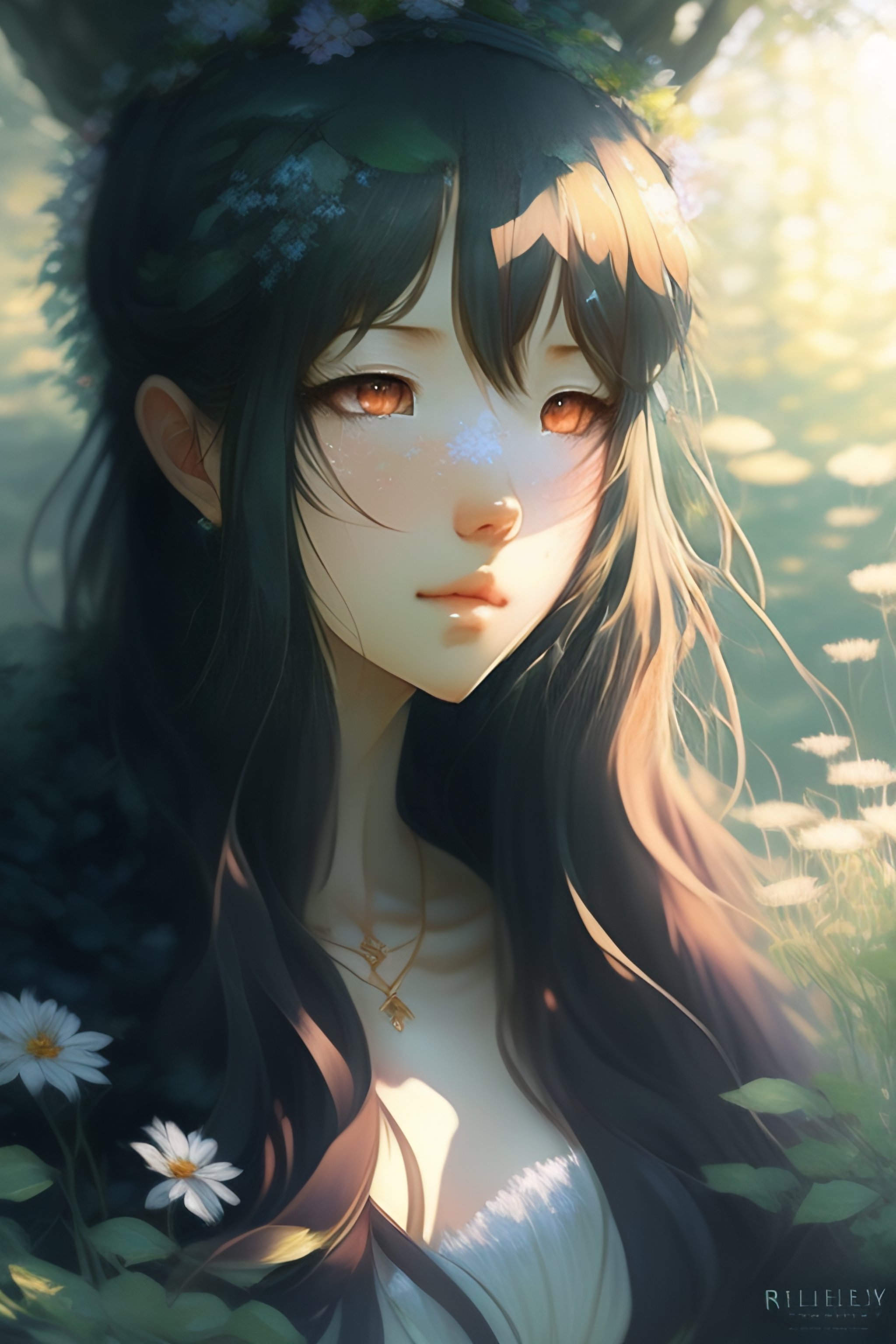 Lexica - Old veranda in the thickets, anime, strong impressionistic ...