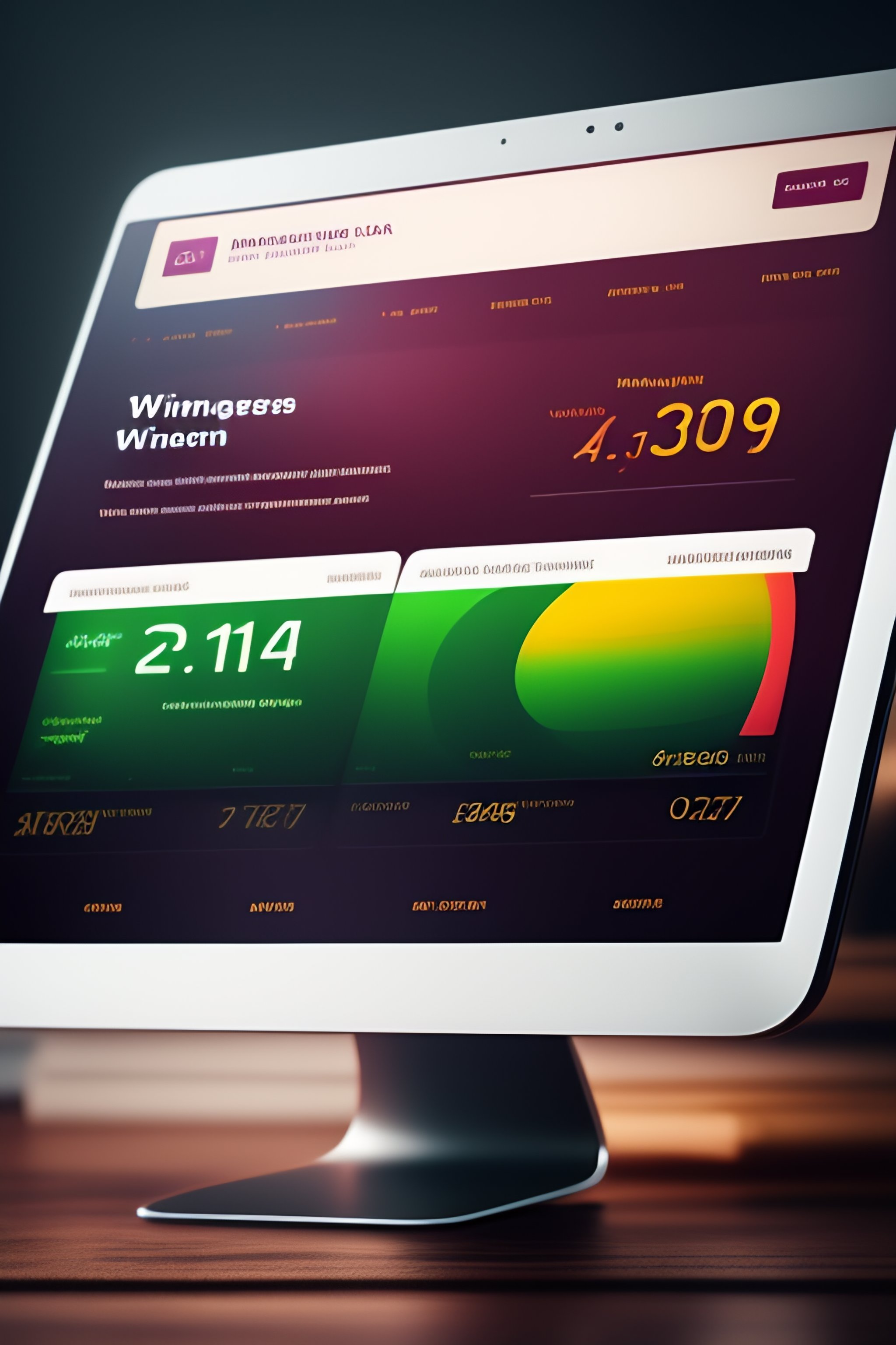 Lexica - Website design for wine monitoring dashboard