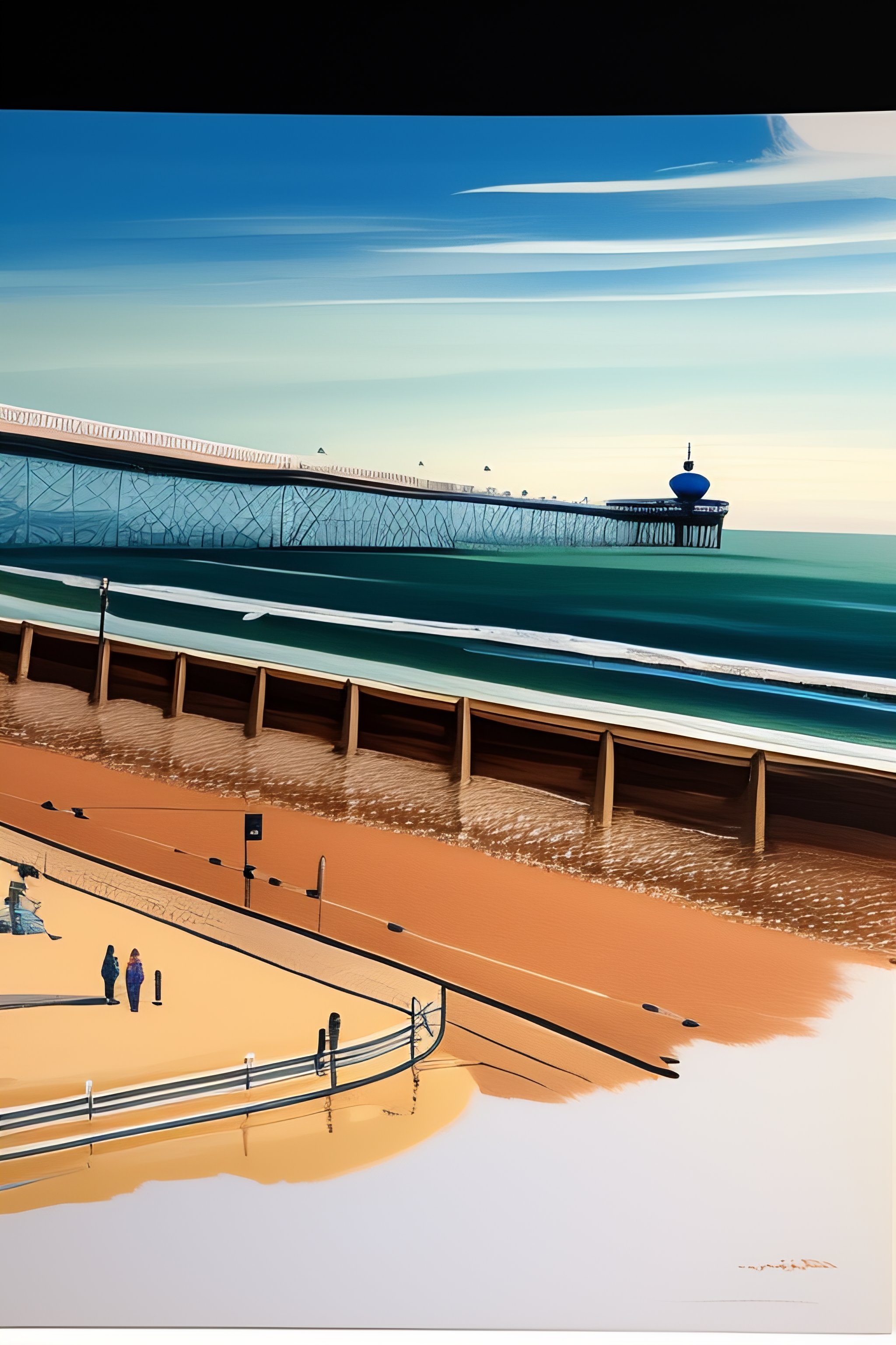 Lexica - Panoramis sketch of brighton pier