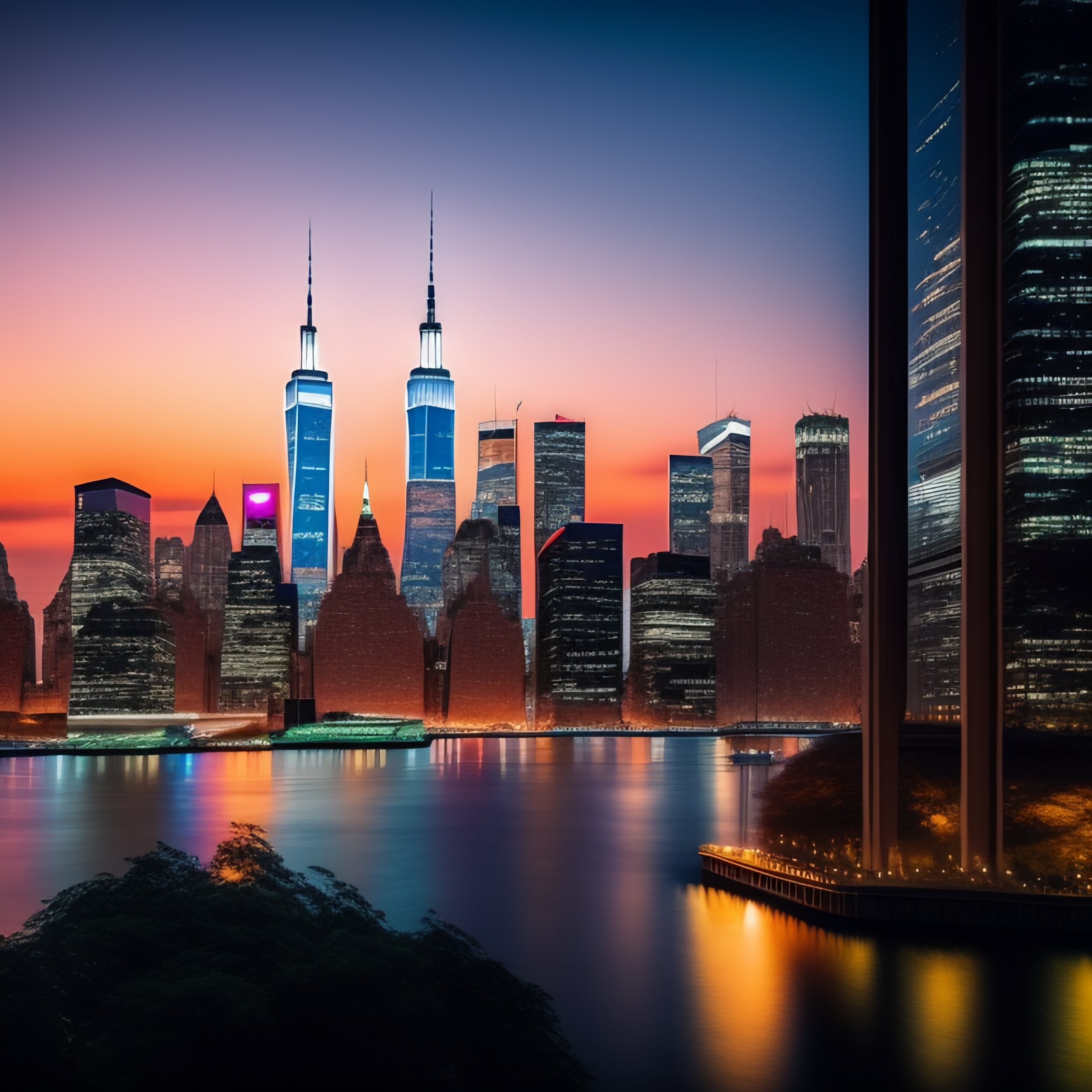 Lexica - New year party in new york, 2050s, ultrarealistic dslr photos