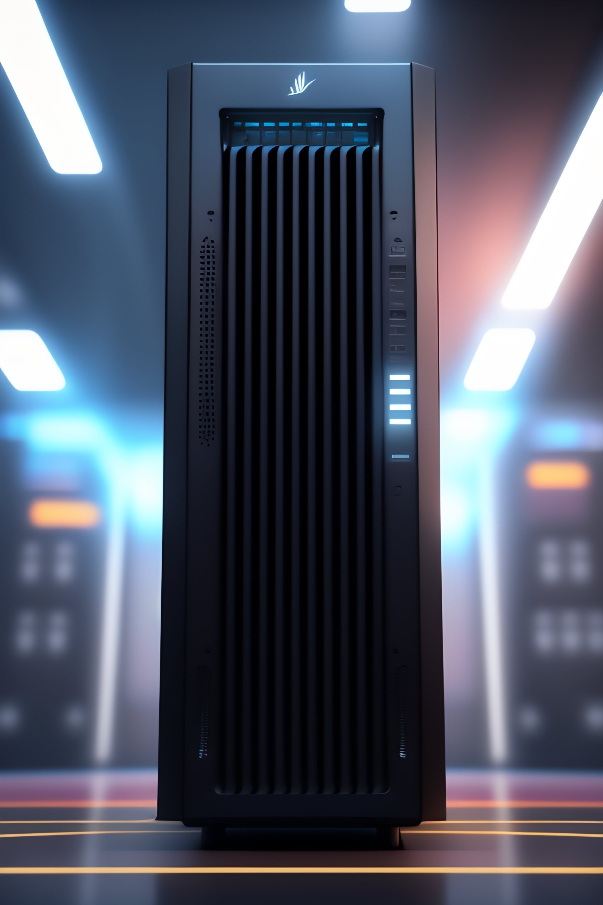 Lexica - A image of an anthropomorphic computer tower, accurate, unreal ...