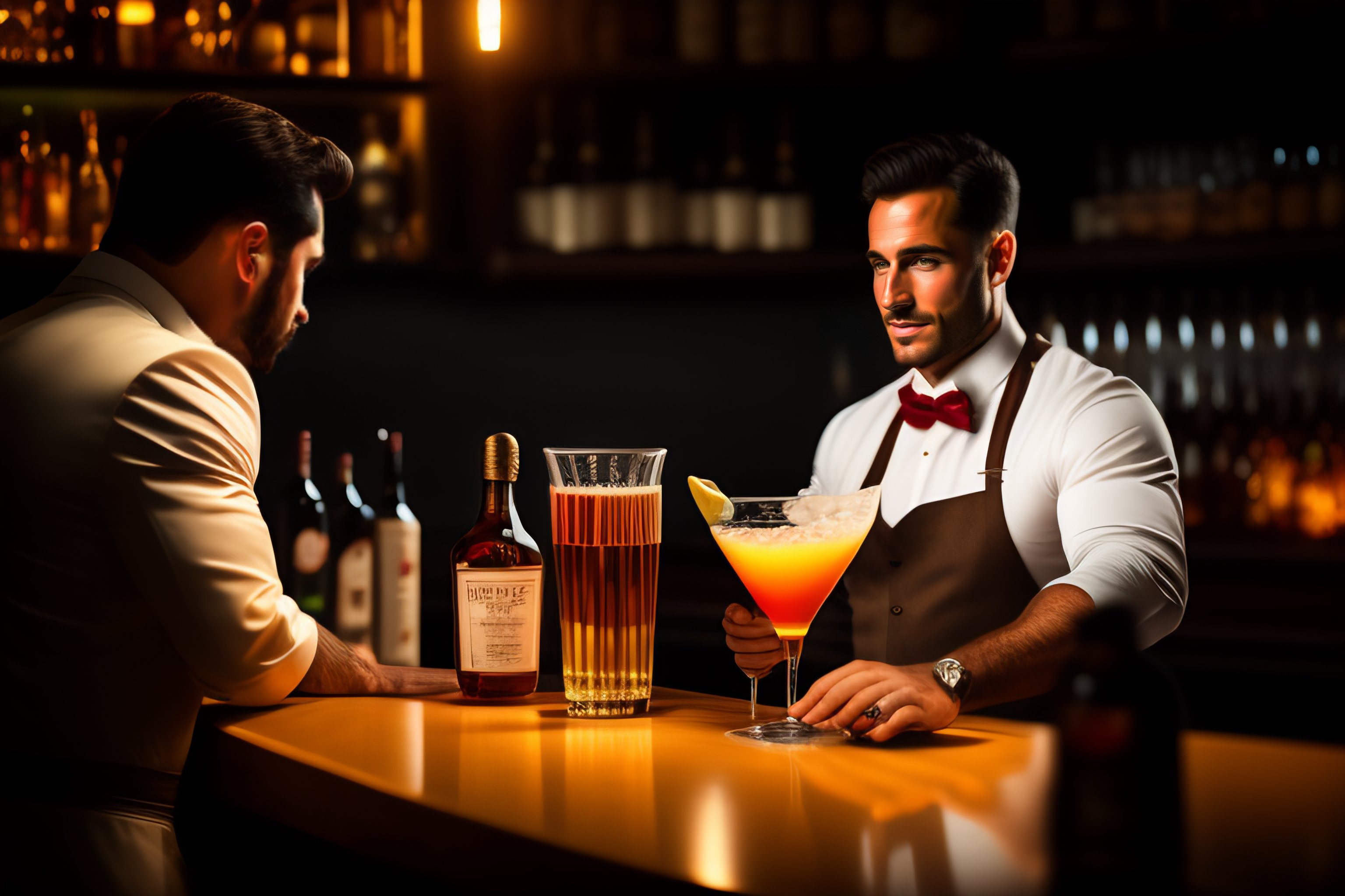 Lexica - The bartender, at work