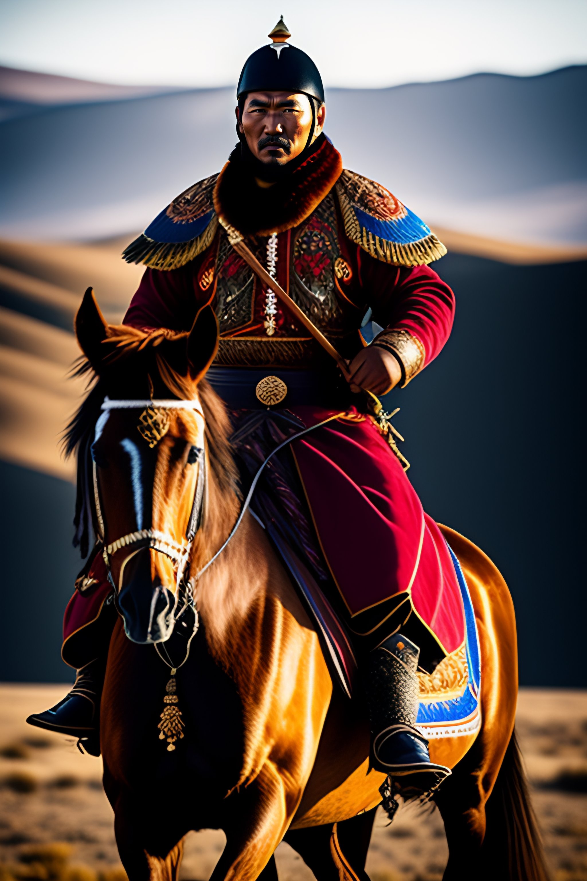Lexica - Turkish Mongolian warrior on horseback