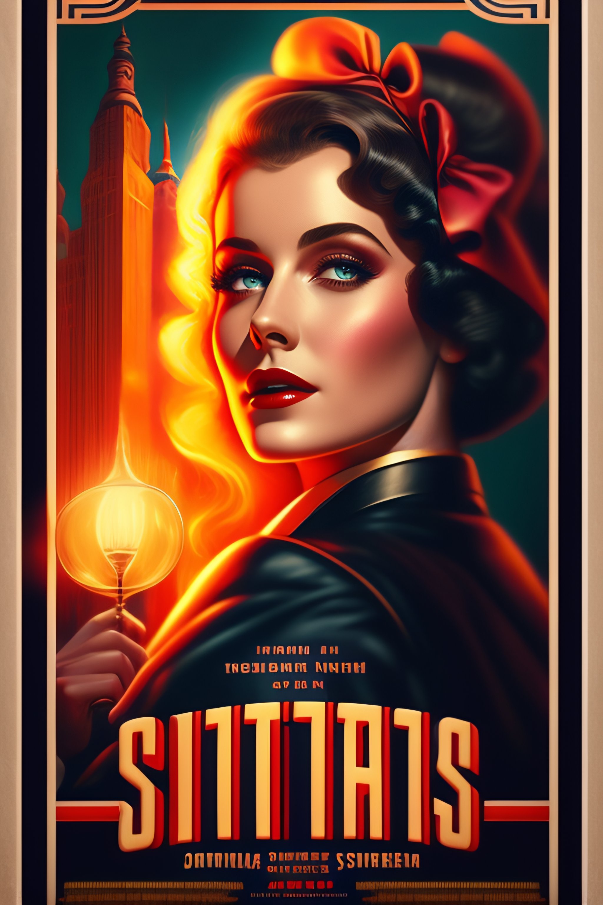 Lexica - Vintage Medium Shot 1920's Poster, shprits, shprits, vintage ...
