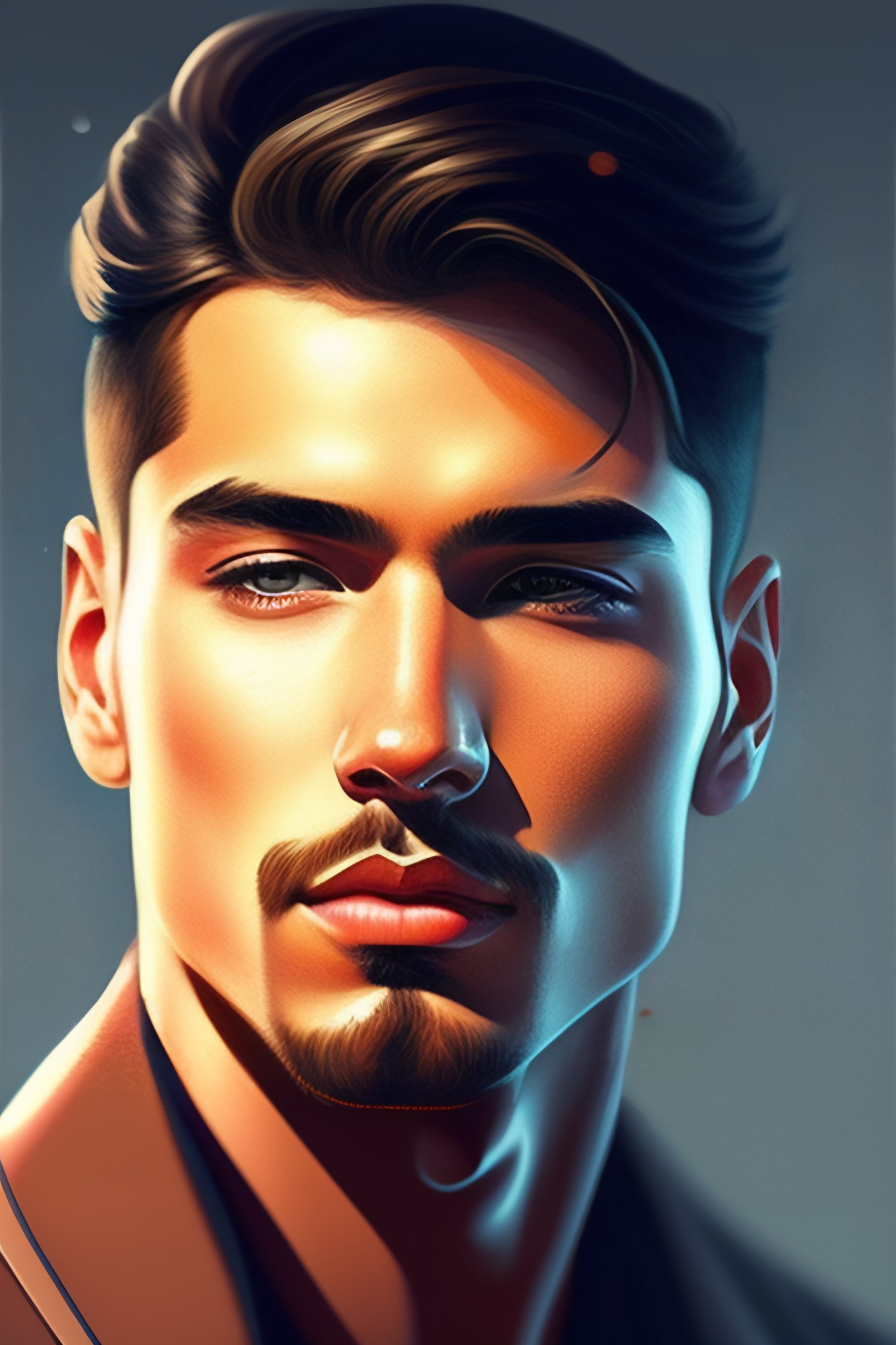 Lexica - Beautiful painting of man sad, illustration, highly detailed ...