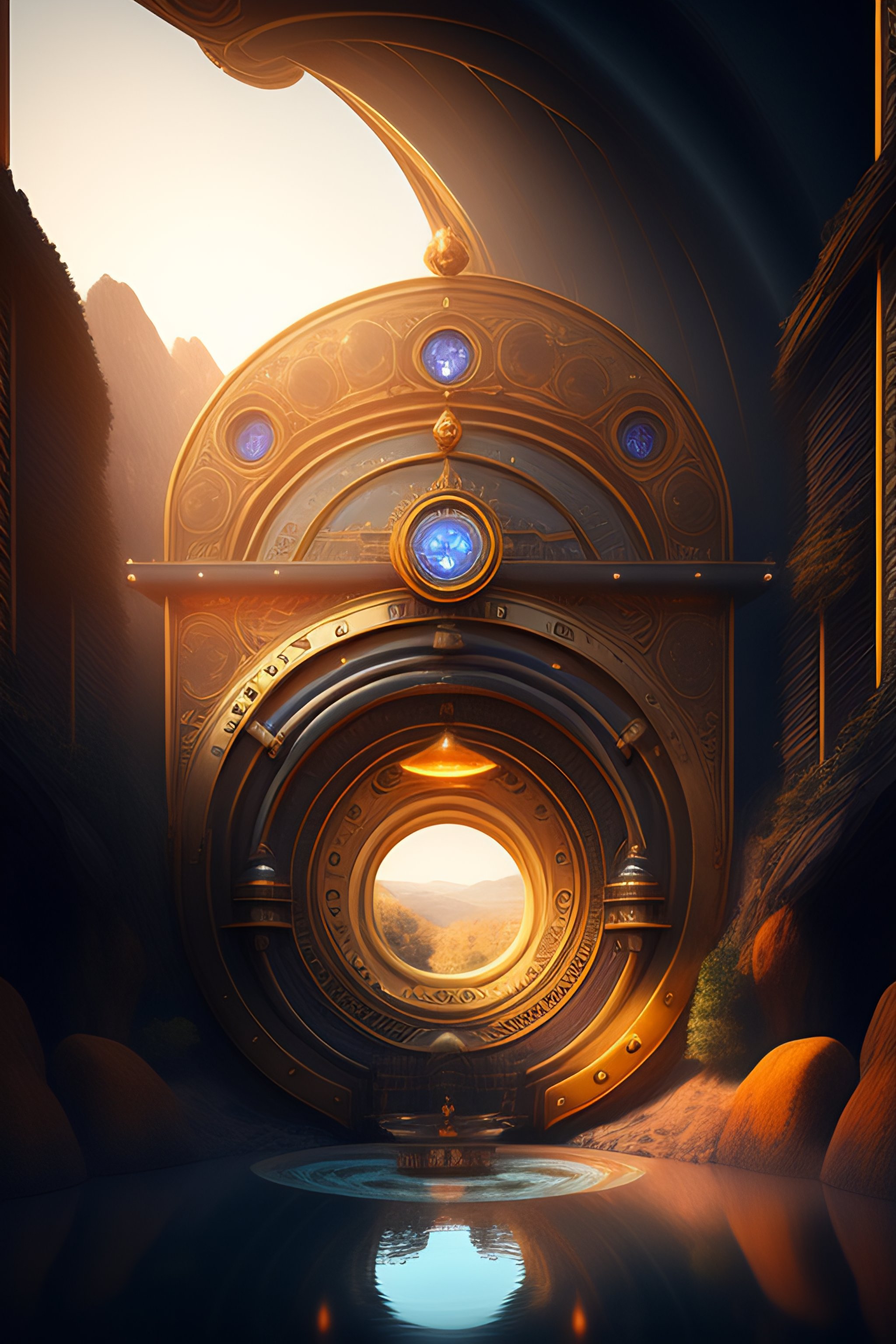 Lexica - A steampunk intergalactic portal