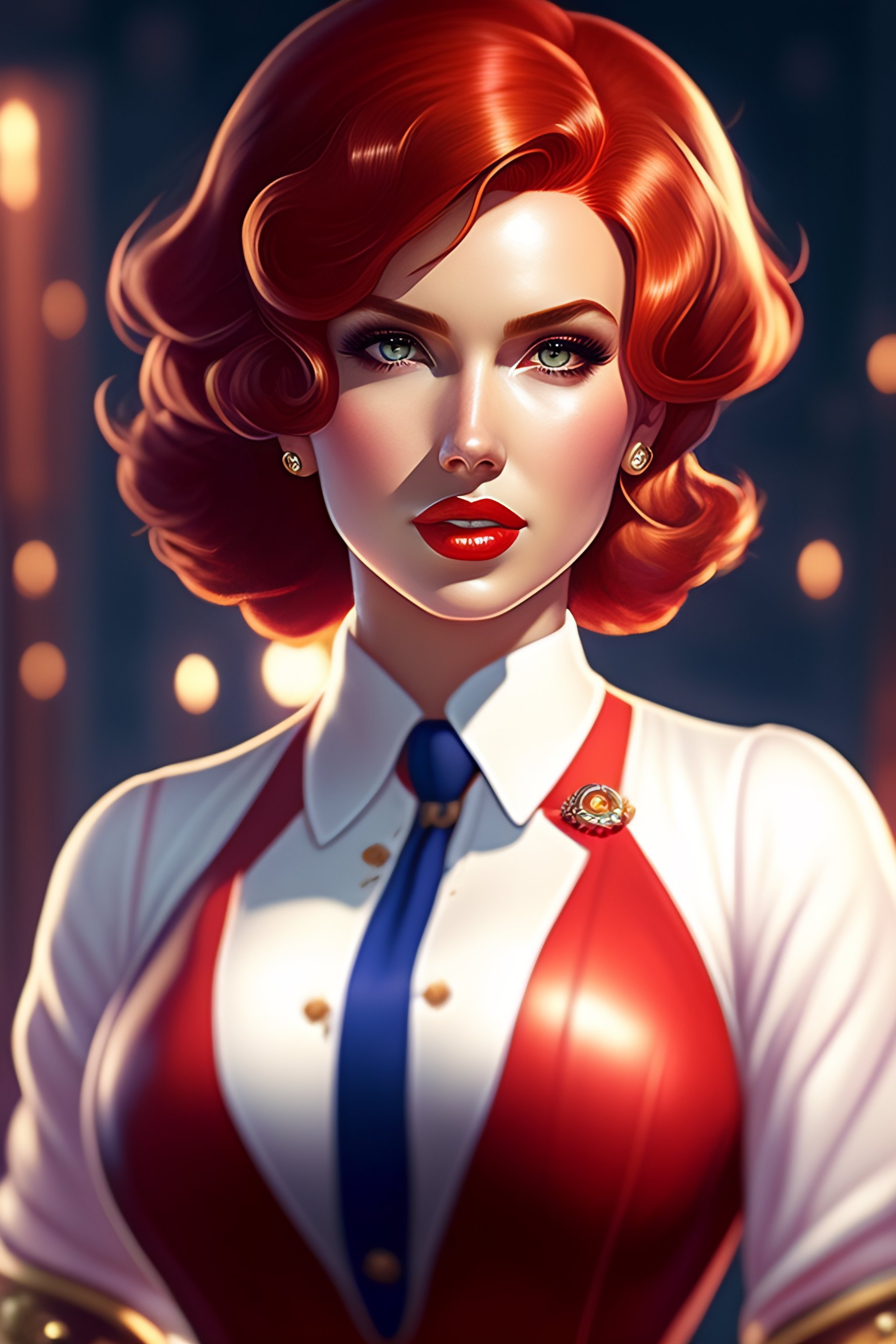 Lexica - Full body, from above, scarlet johansson as elizabeth from ...