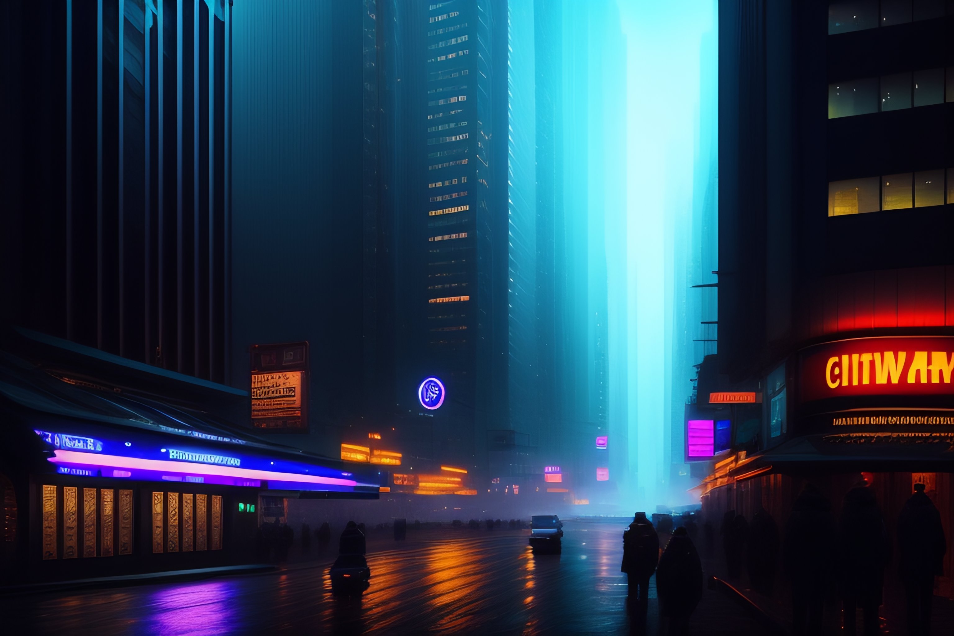 Lexica - City cyberpunk night
