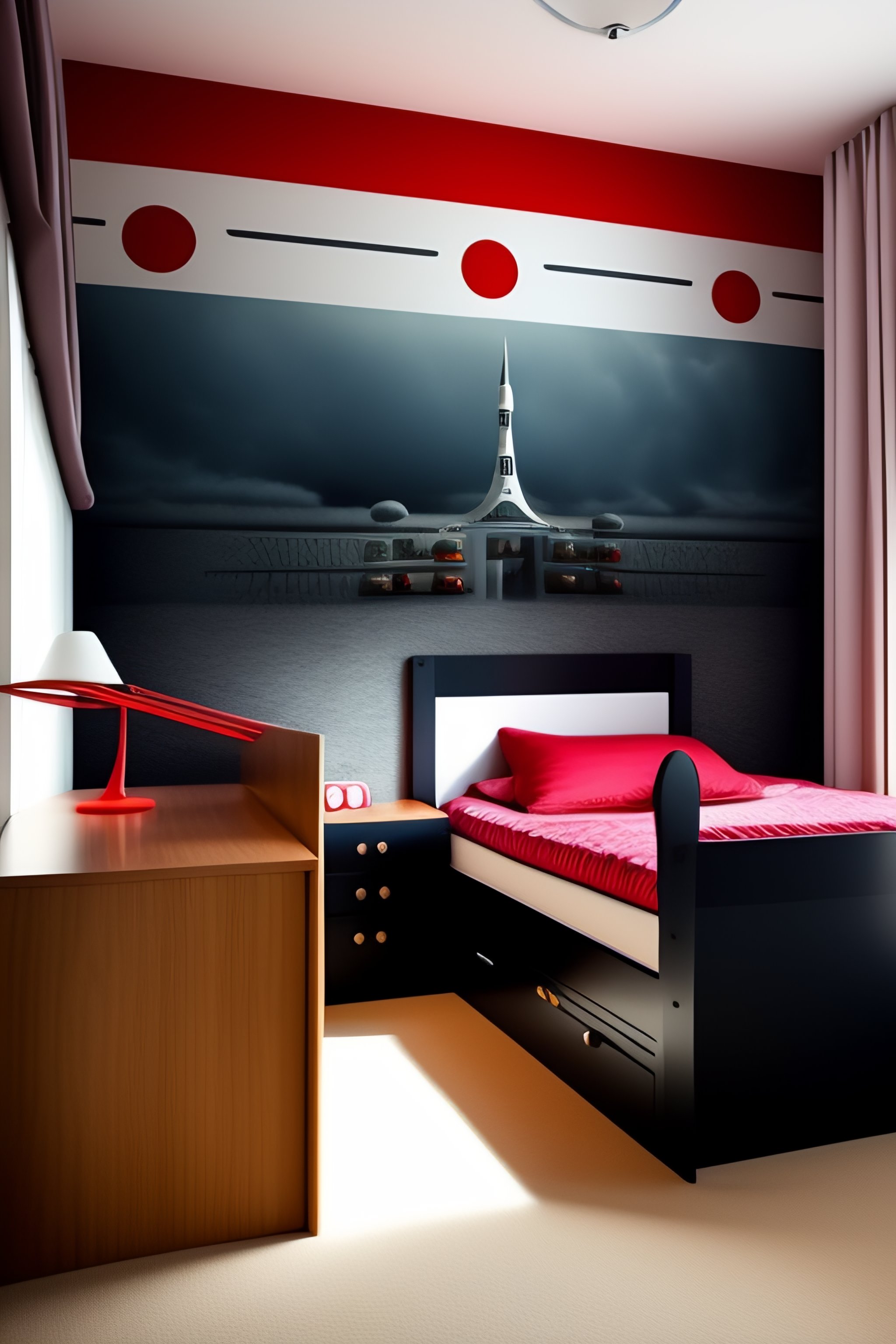 Lexica - Children ’ s bedroom with Hitler theme