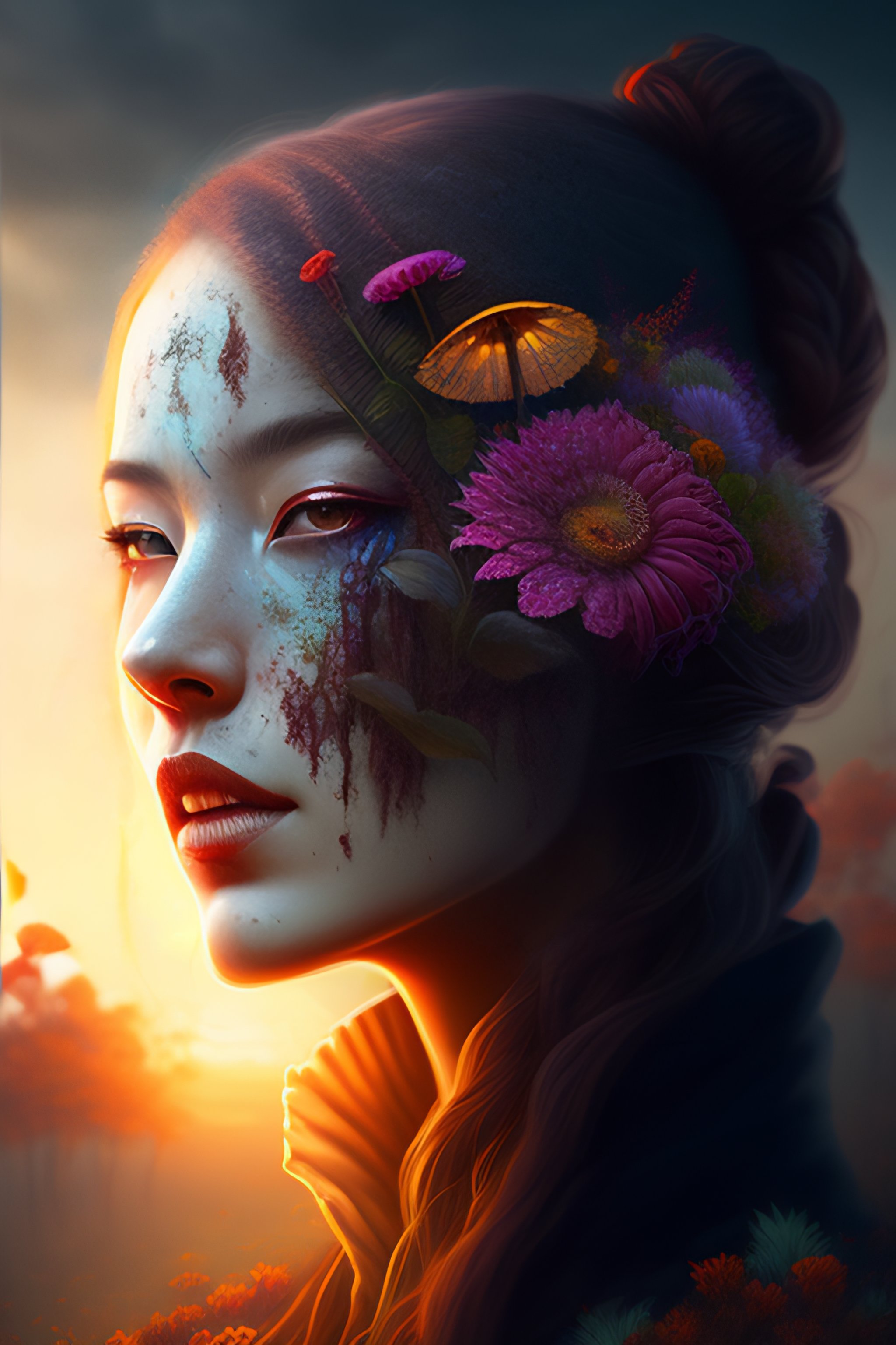 Lexica - A extremely disturbing horror photograph of walking dead ...