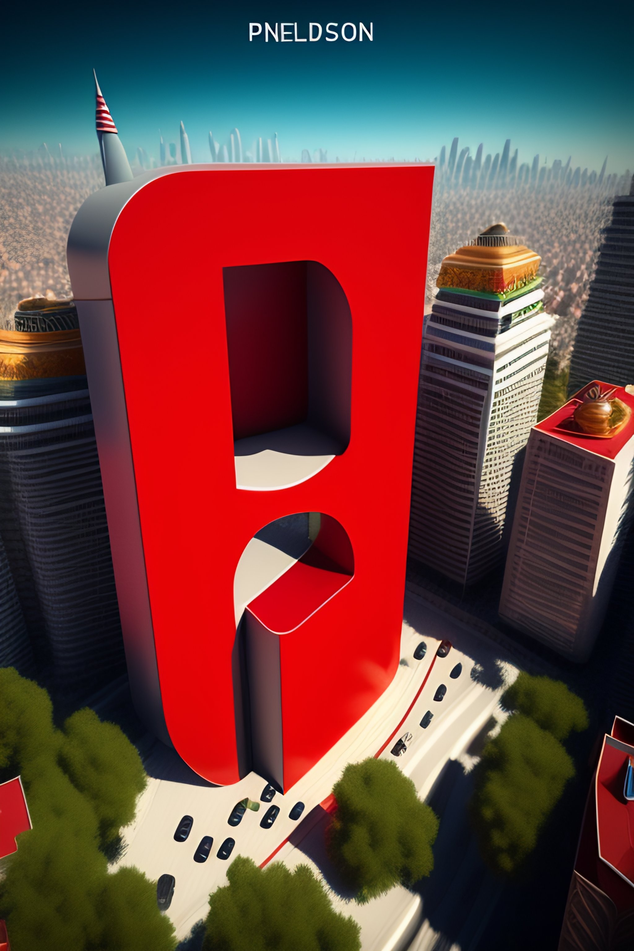 Lexica - 3d render of a red location pin, pin dropped on Levent ...