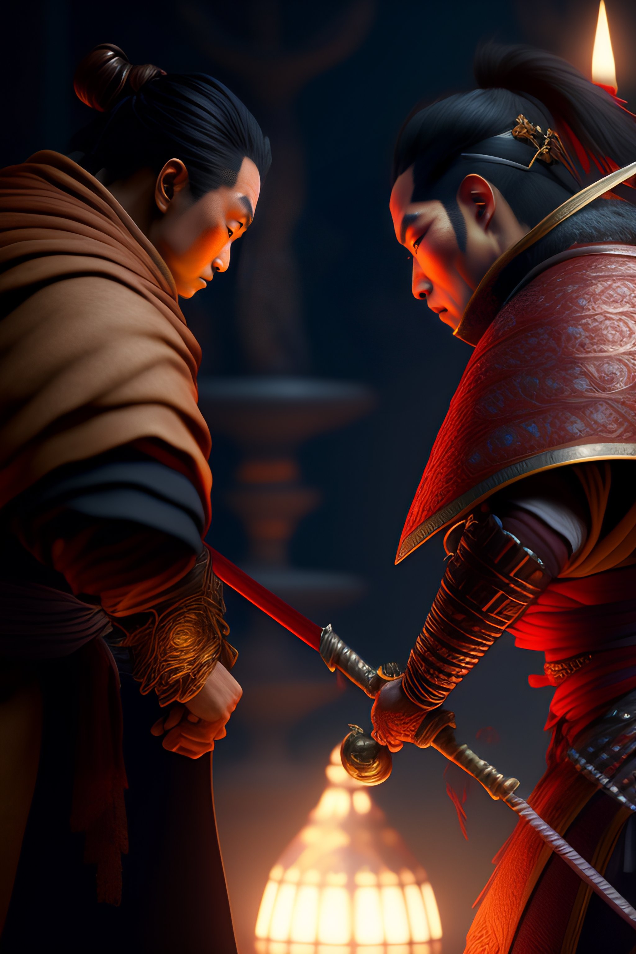 Lexica - Sekiro fighting Osiris, epic, realistic, unreal engine, cozy ...