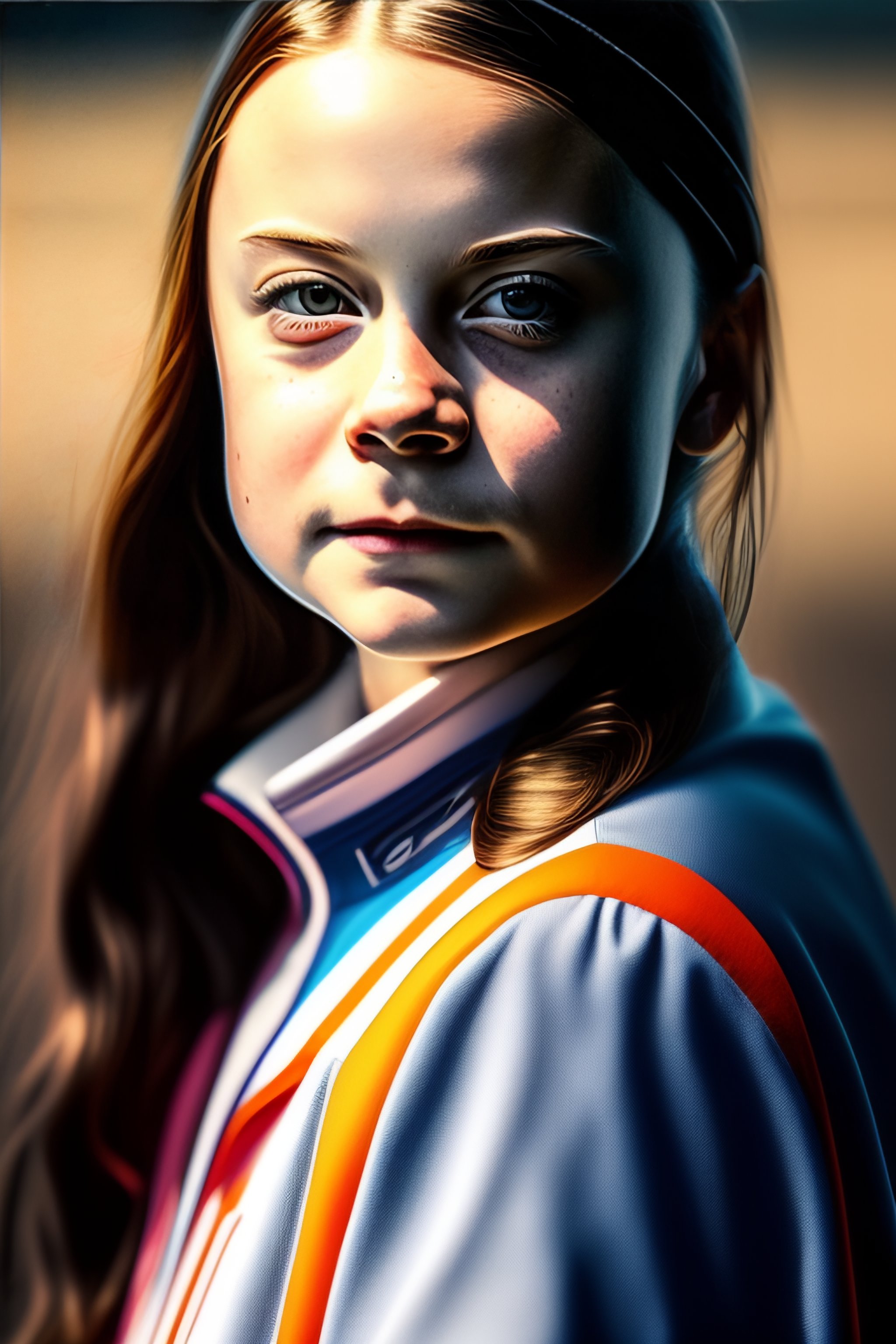 Lexica - Greta thunberg as hustler model