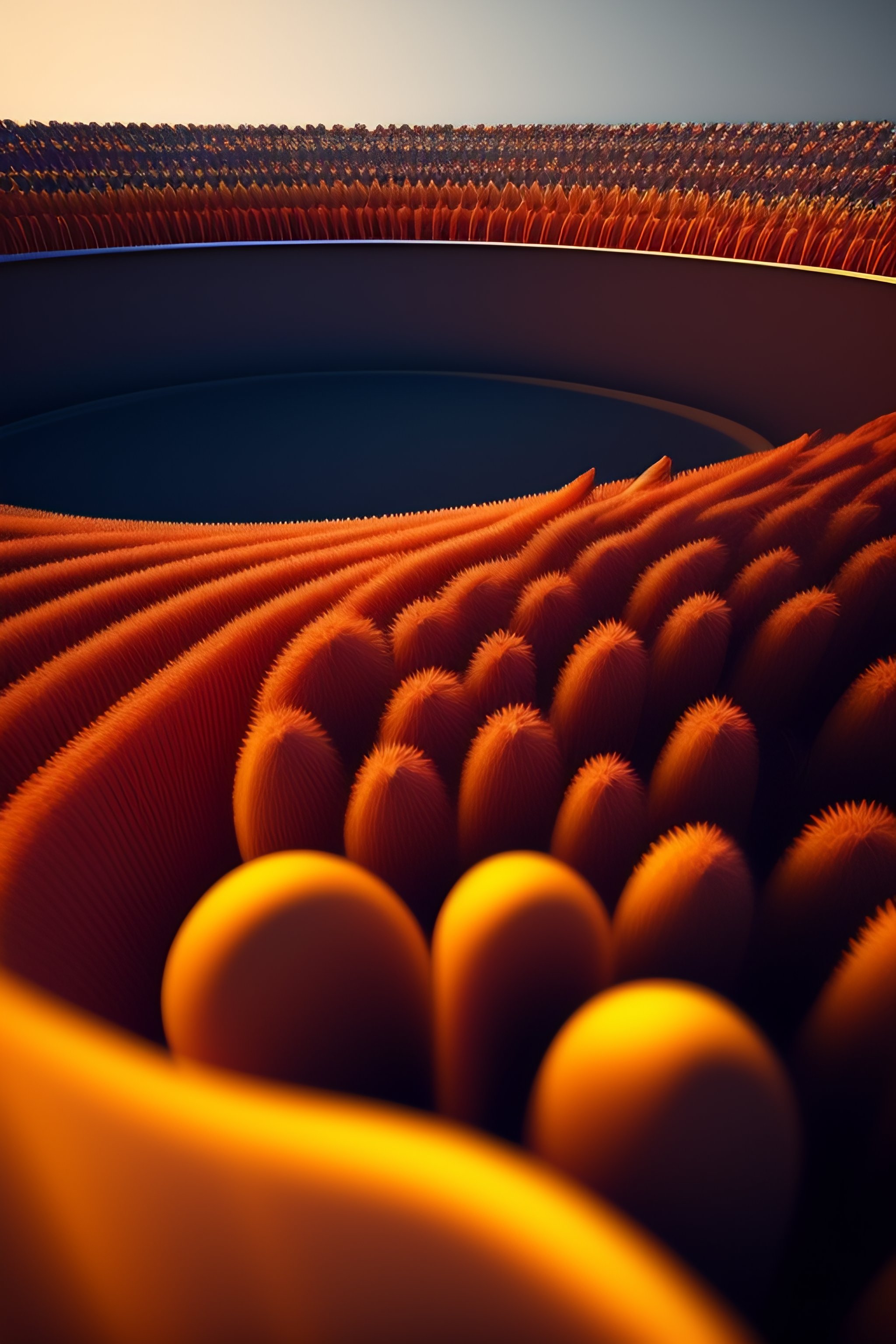 Lexica - Crowd, 3D, SCA art, abstract, cgi