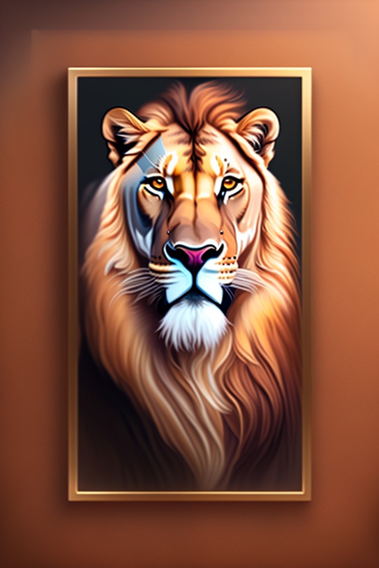 Lexica - Creates an avatar of a lion that will serve my customers,