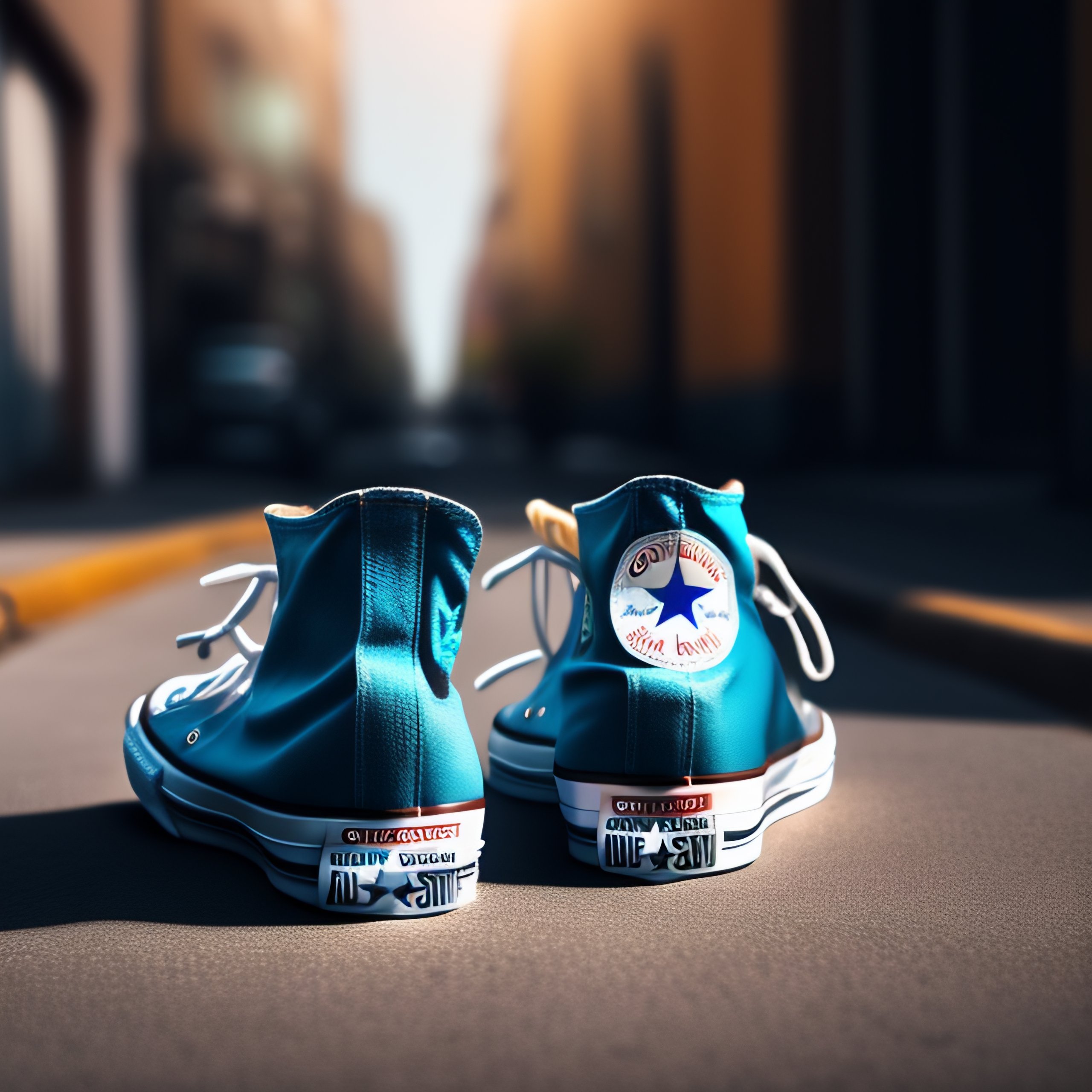 Lexica - Picture of a pair of converse all star sneakers hanging by the ...