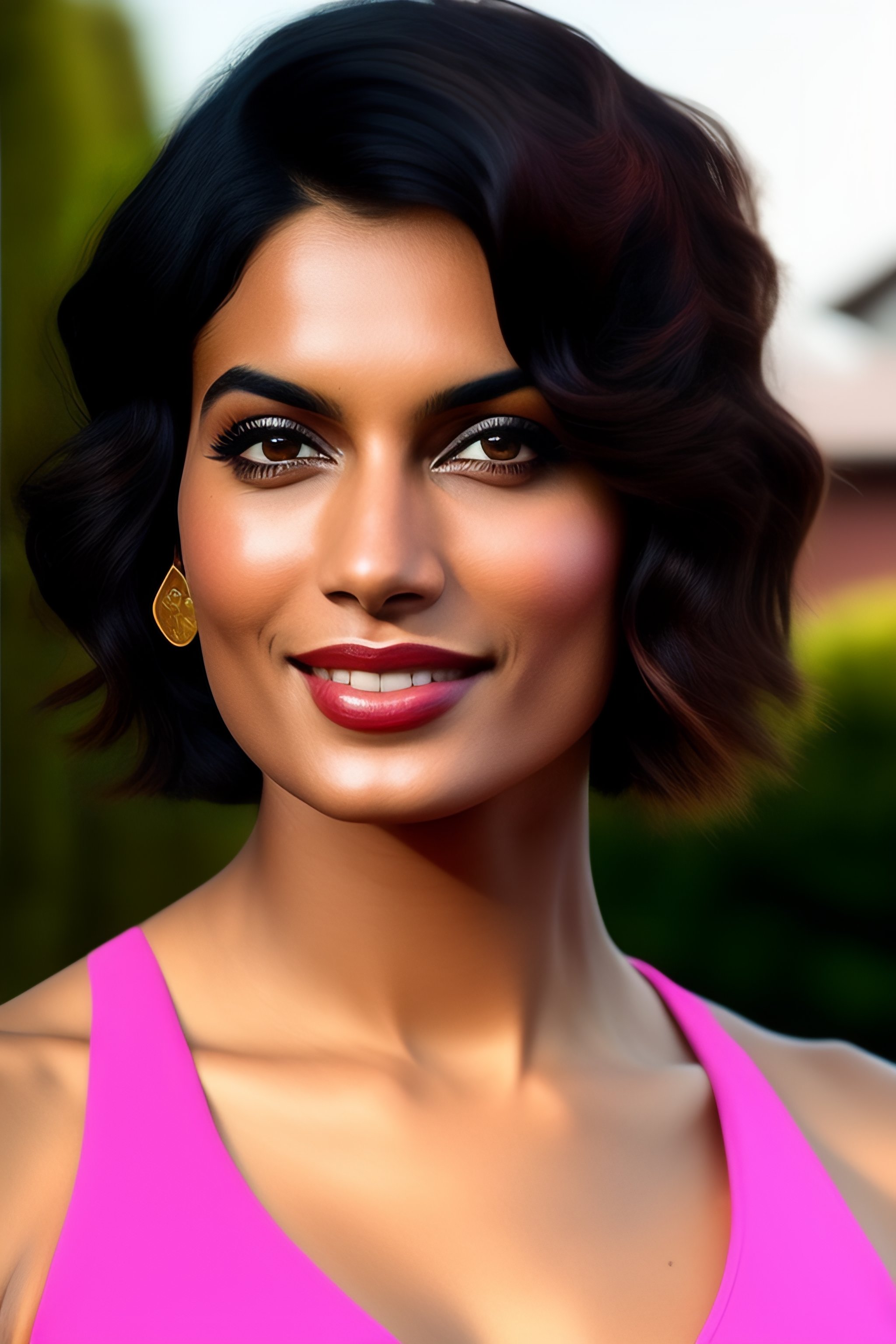 Lexica - Anglo-Indian woman in early 30s, short black hair, like Taylor ...