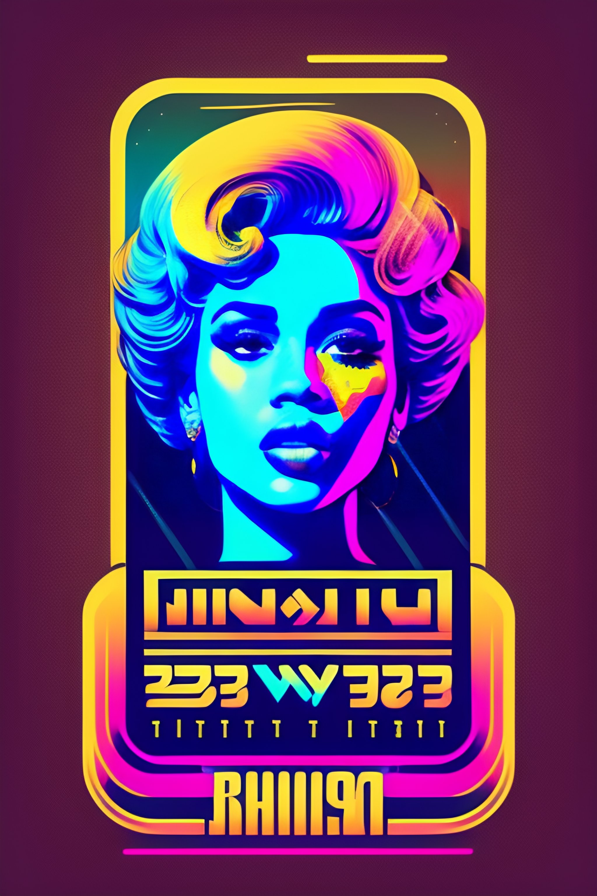 Lexica - Retro 80s vaporwave vintage rap music illustration art by ...