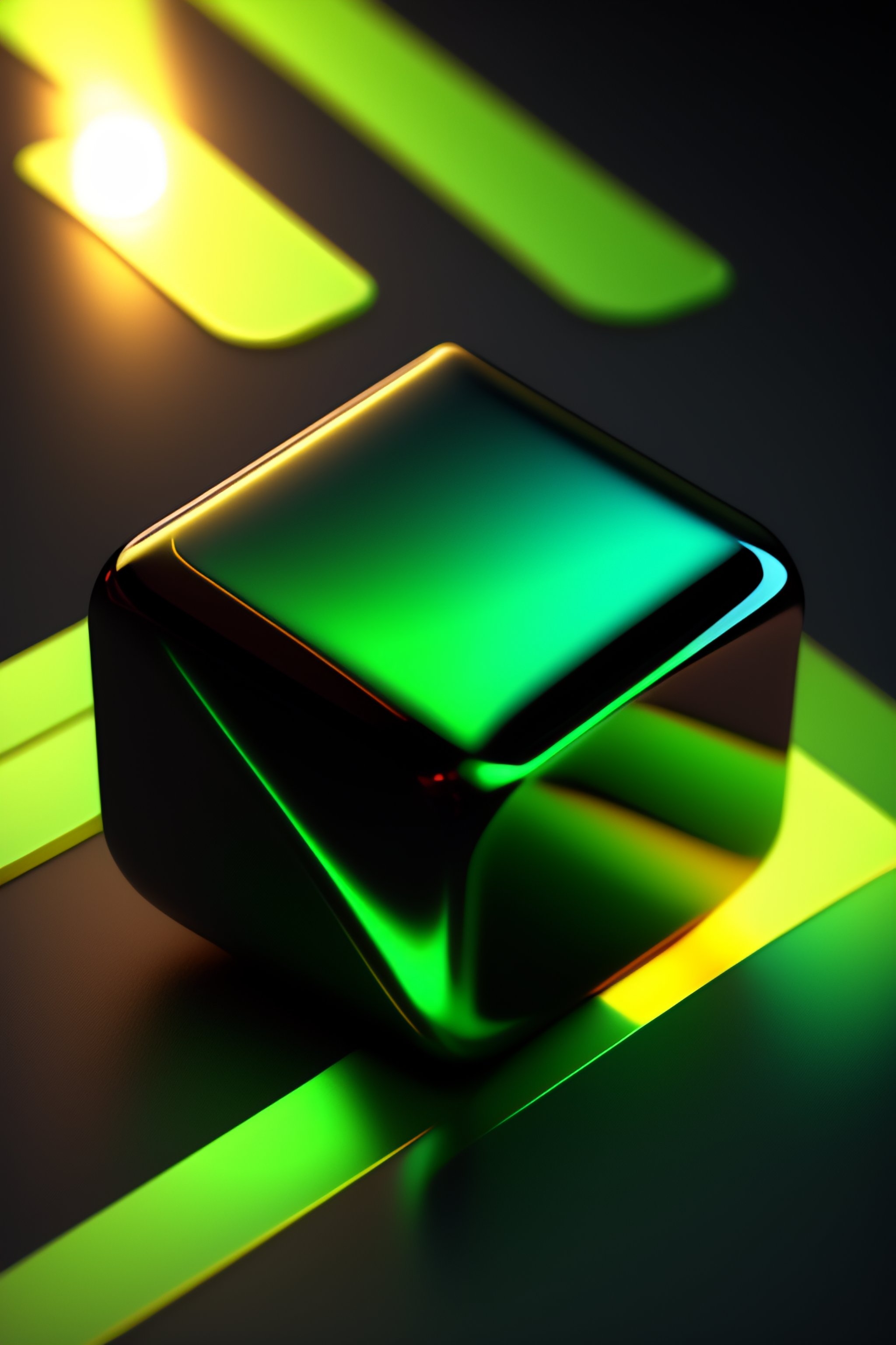 Lexica - A photorealistic render of a metallic crystalline neotribal ...