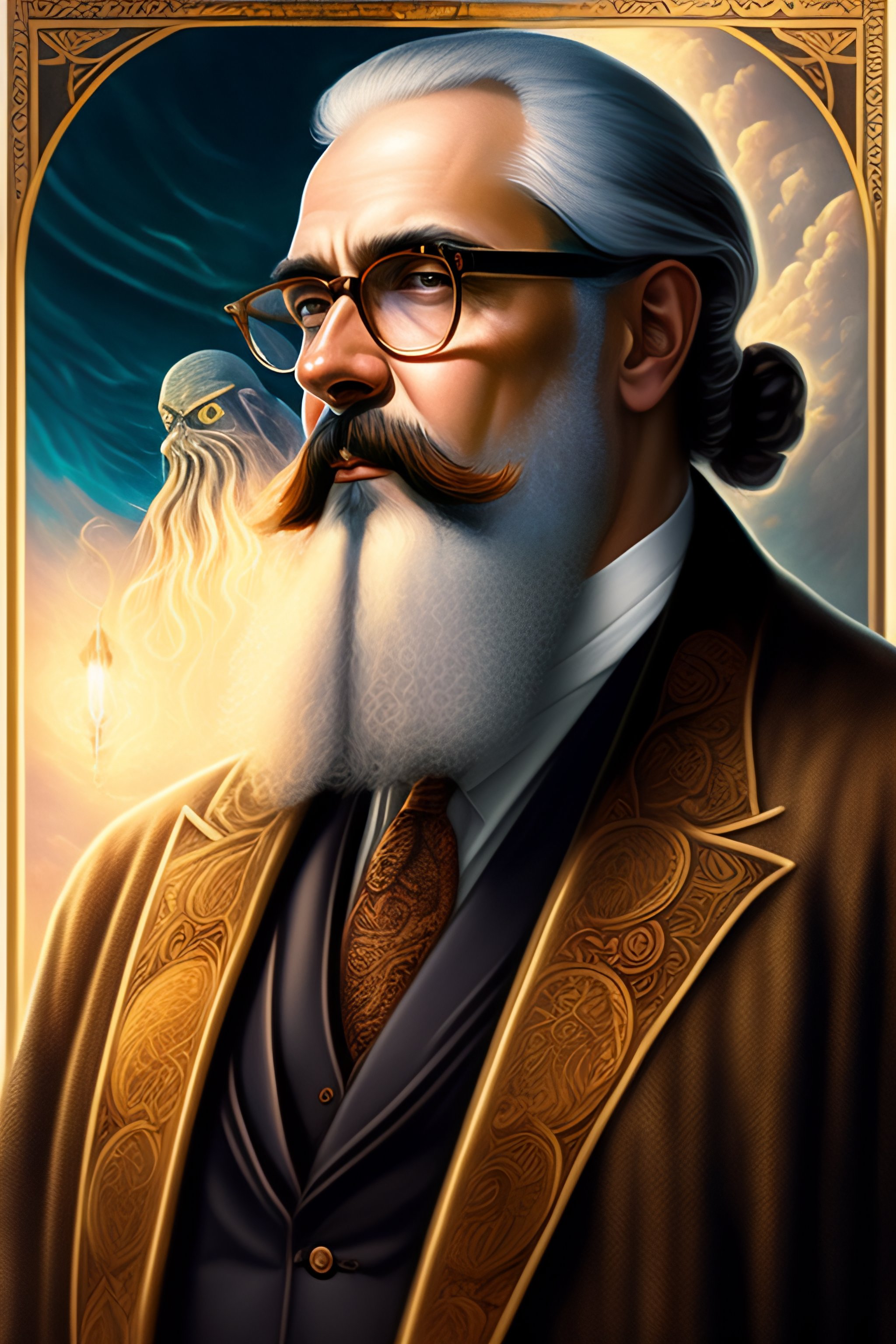 Lexica - Portrait of a 38 years old parapsychologist, in 1920, with ...