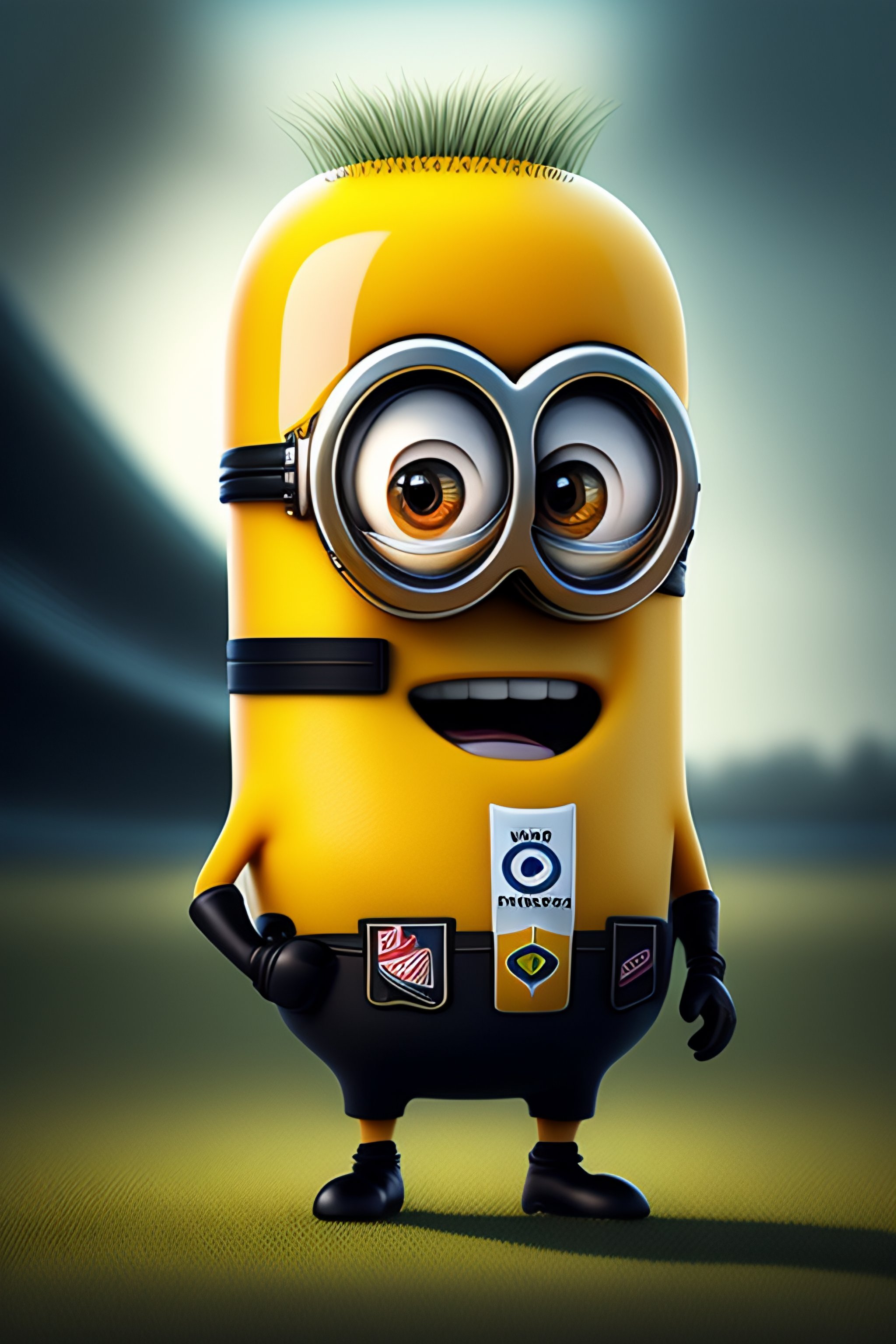 Lexica - Robert lewandowski as minion