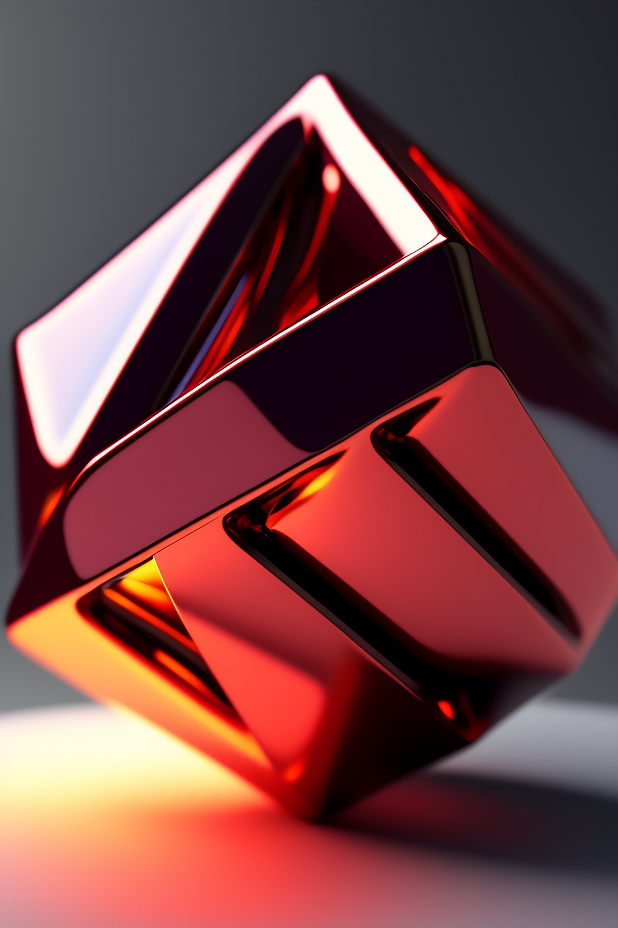 Lexica - A photorealistic render of a metallic crystalline spiky ...