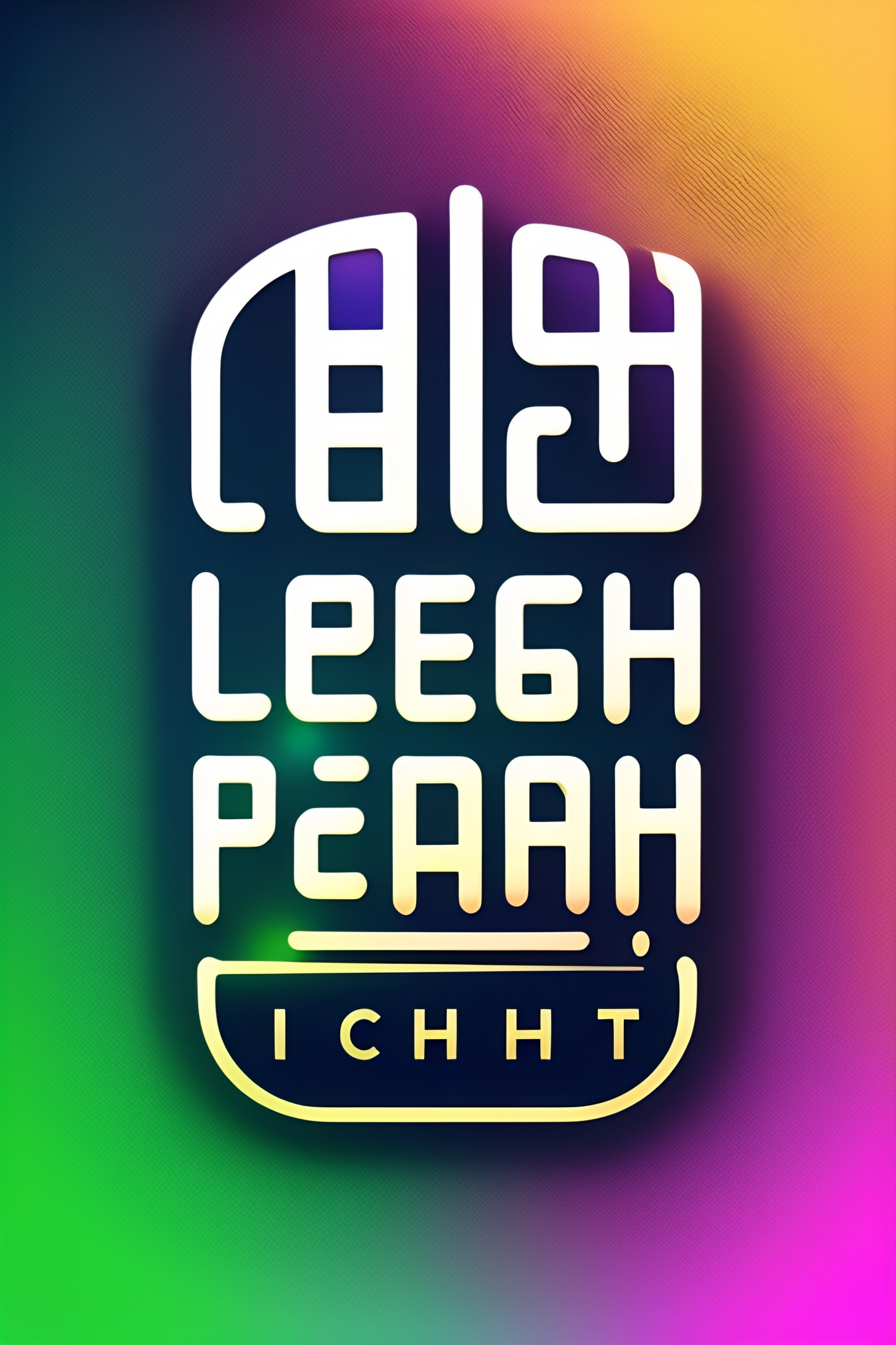 Lexica - Tech Startup, line art, logo style, flat, vector artwork,