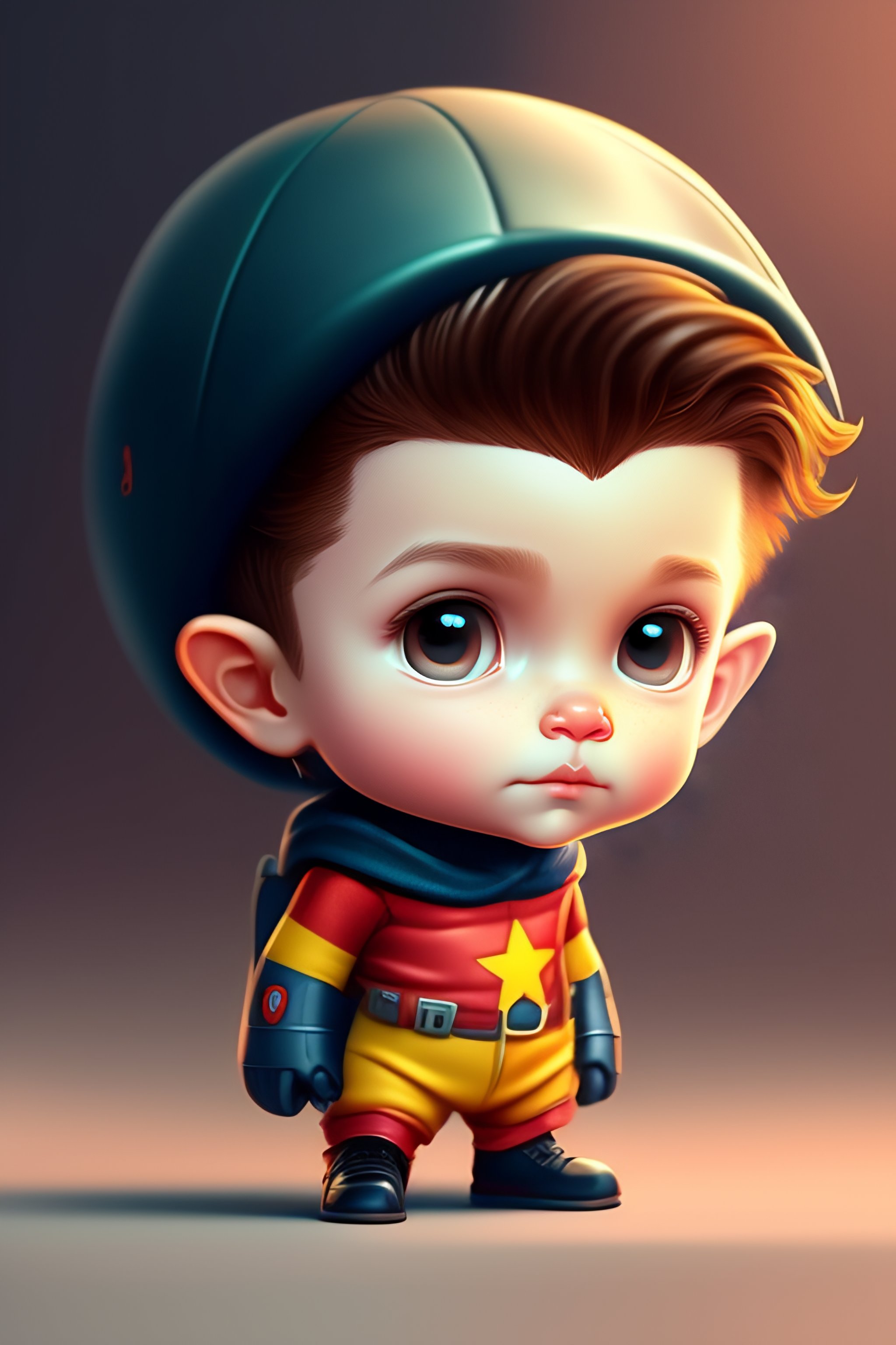 Lexica - Cute and adorable cartoon Tom Holland baby, fantasy, dreamlike ...