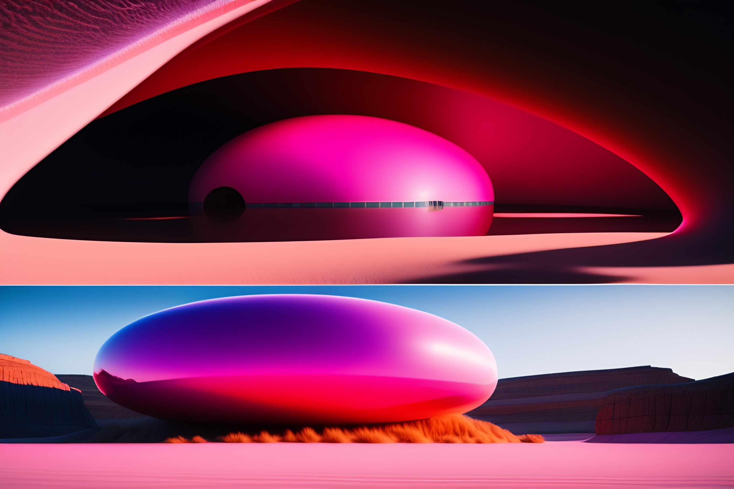 Lexica - A strange huge translucent pvc inflated organic architecture ...