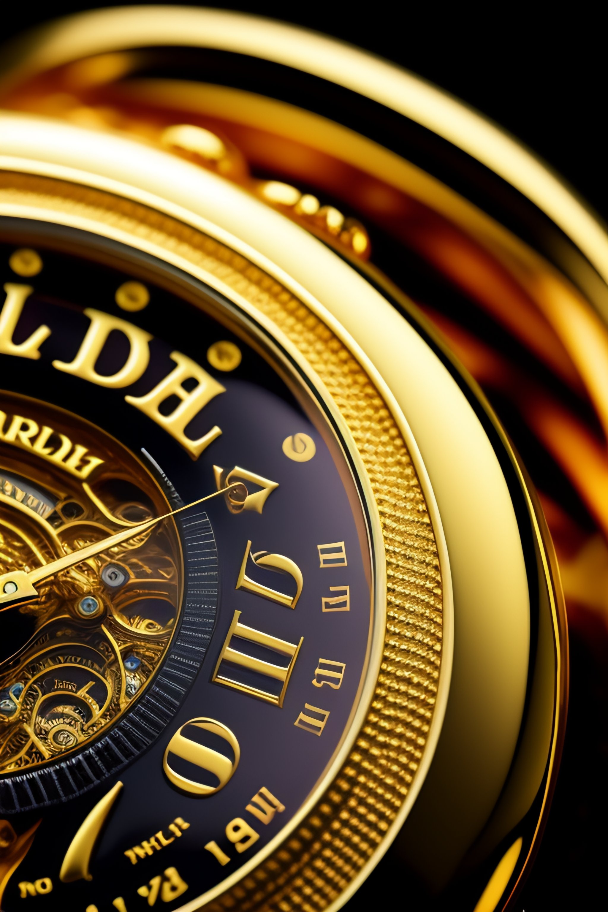 Lexica - Lord of the rings gold watch, HD photo, watch magazine cover