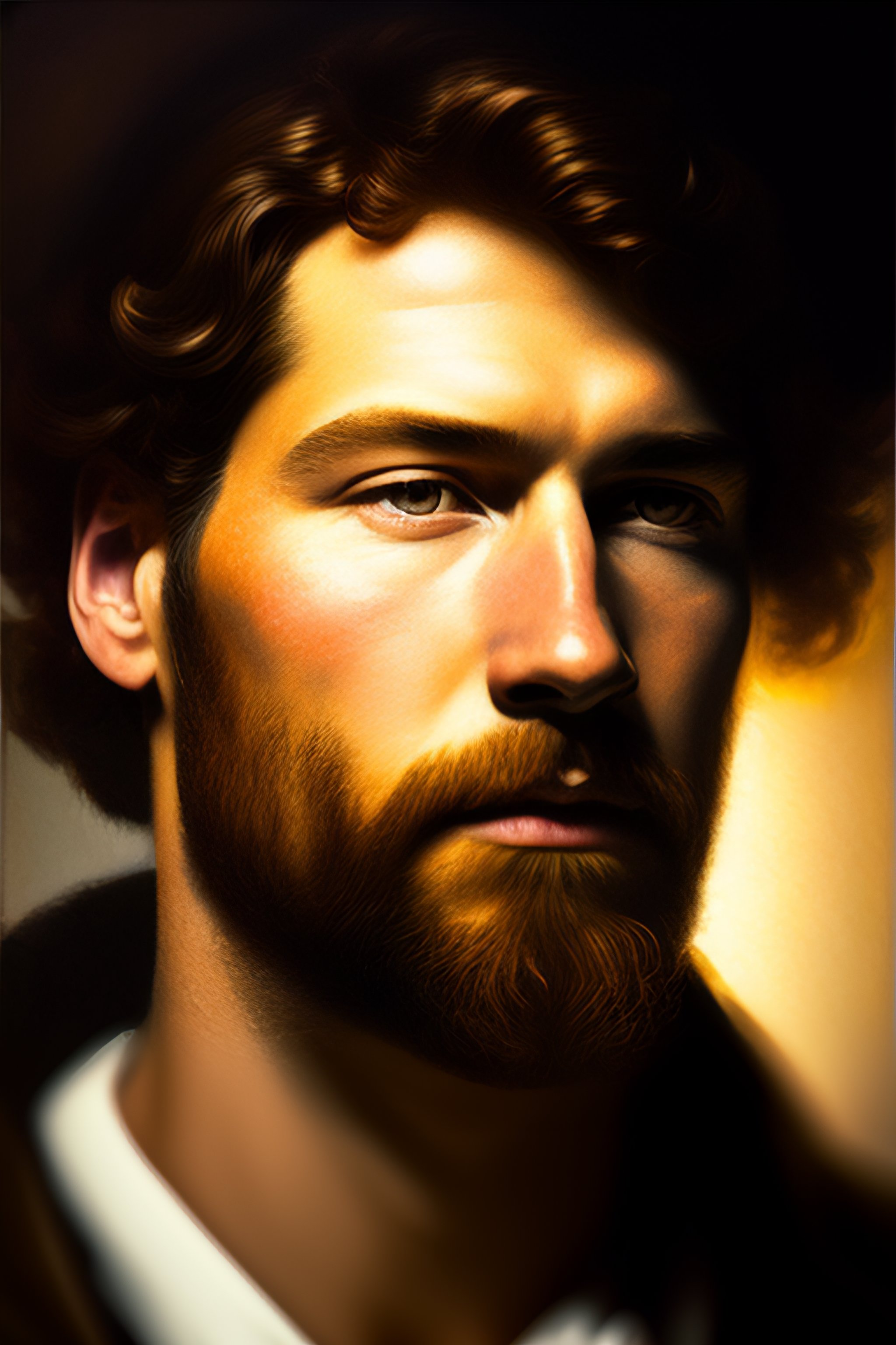 Lexica - High quality graffity portrait of god by Rembrandt and Raymond ...