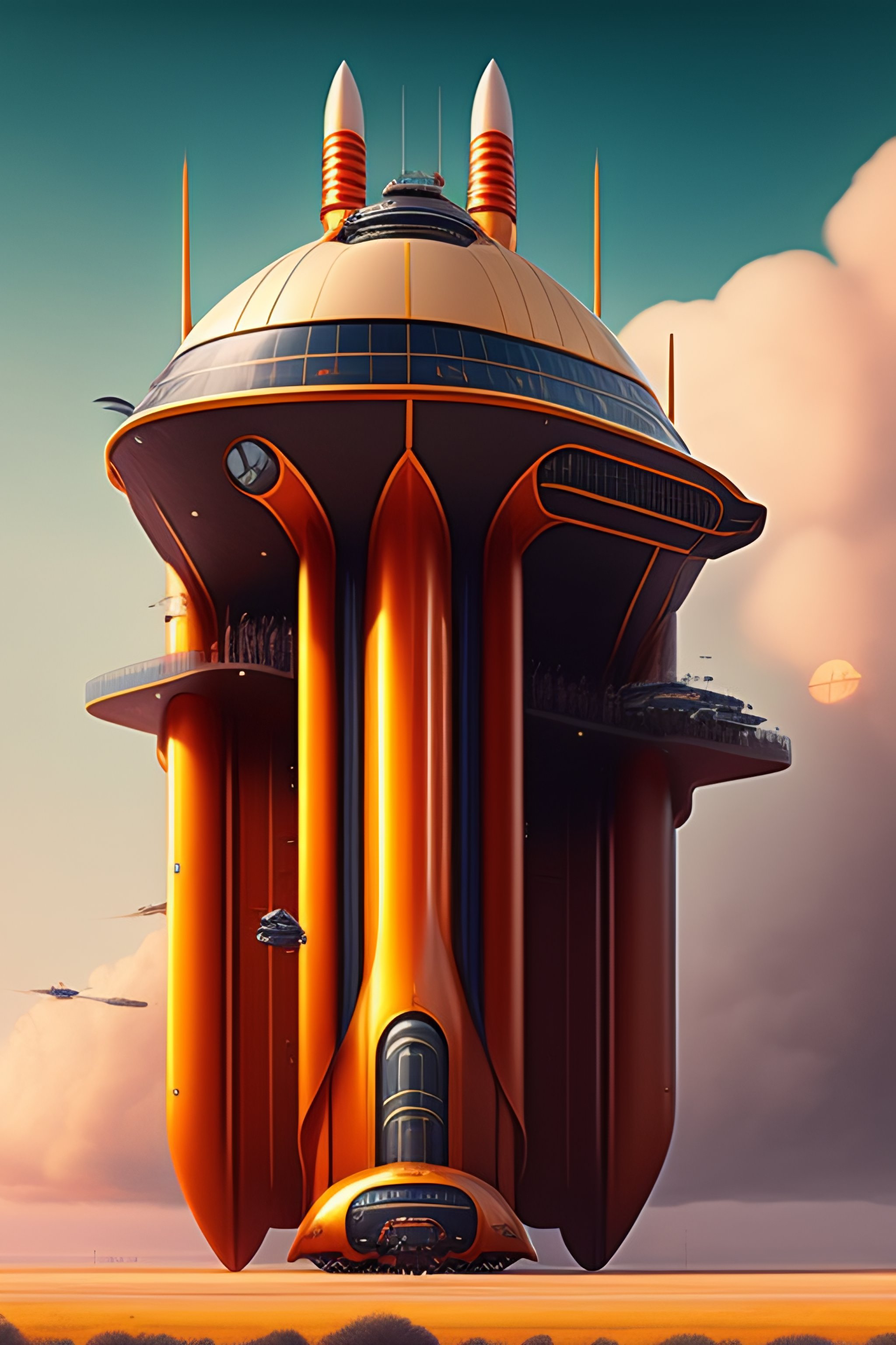 Lexica - Simon stalenhag poster 1920s style, futuristic, leather ...