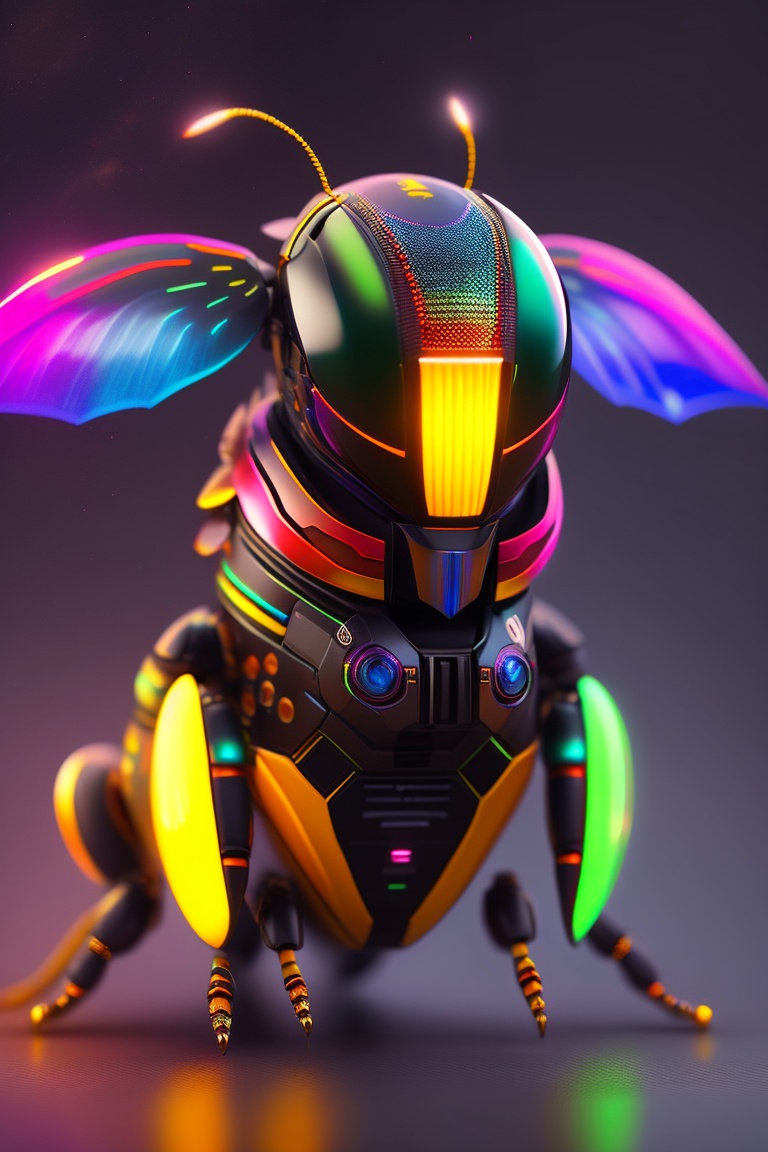 Lexica - Rainbow firefly insect - Figure Mode ultrahd, 8k, cyberpunk ...