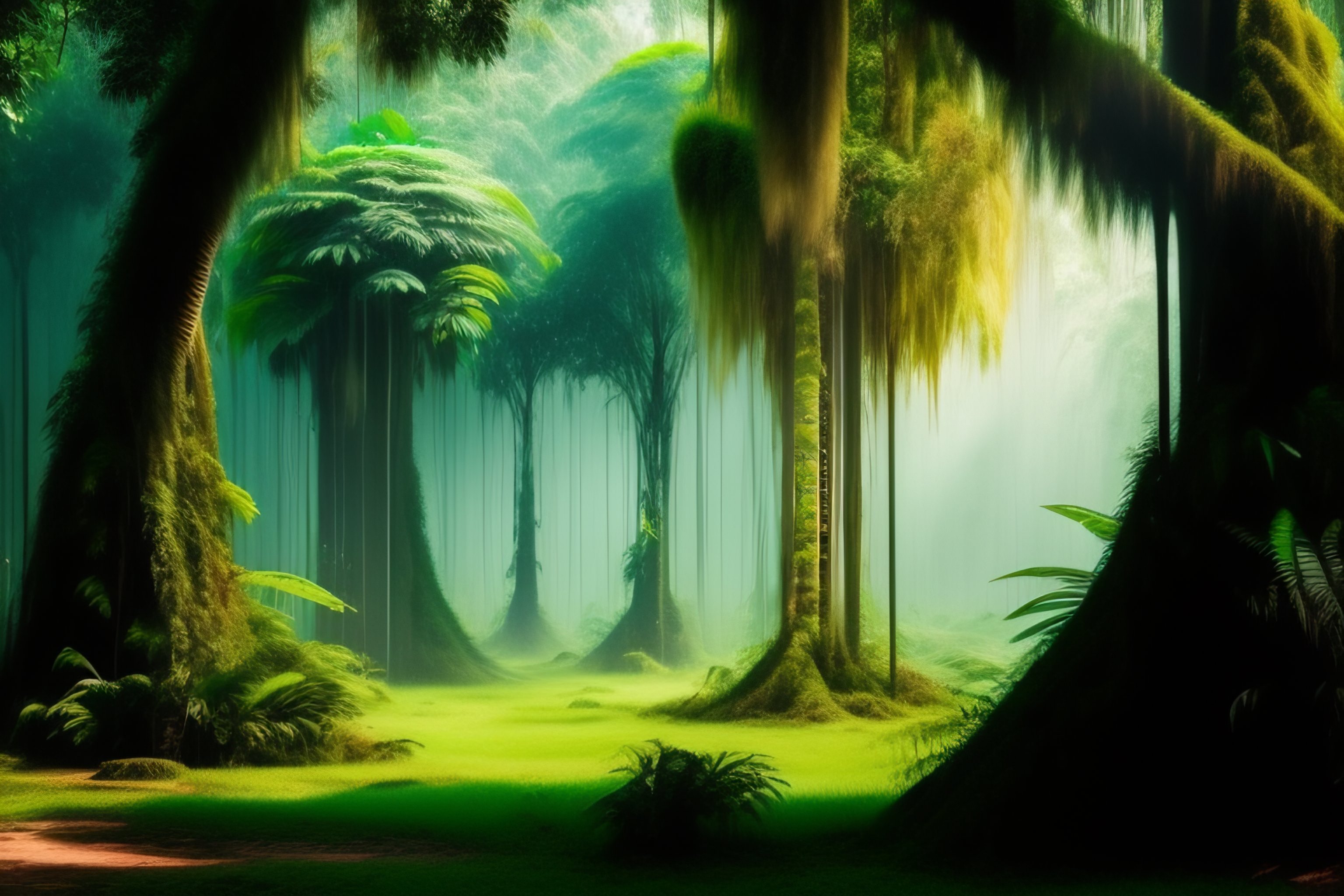 Lexica - Wild amazon jungle trees