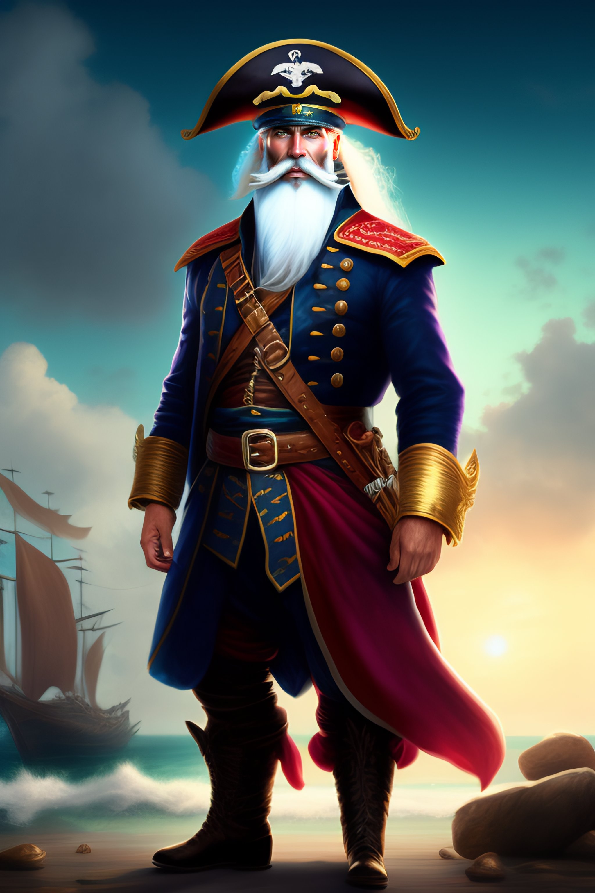 Fantasy Pirate Captain