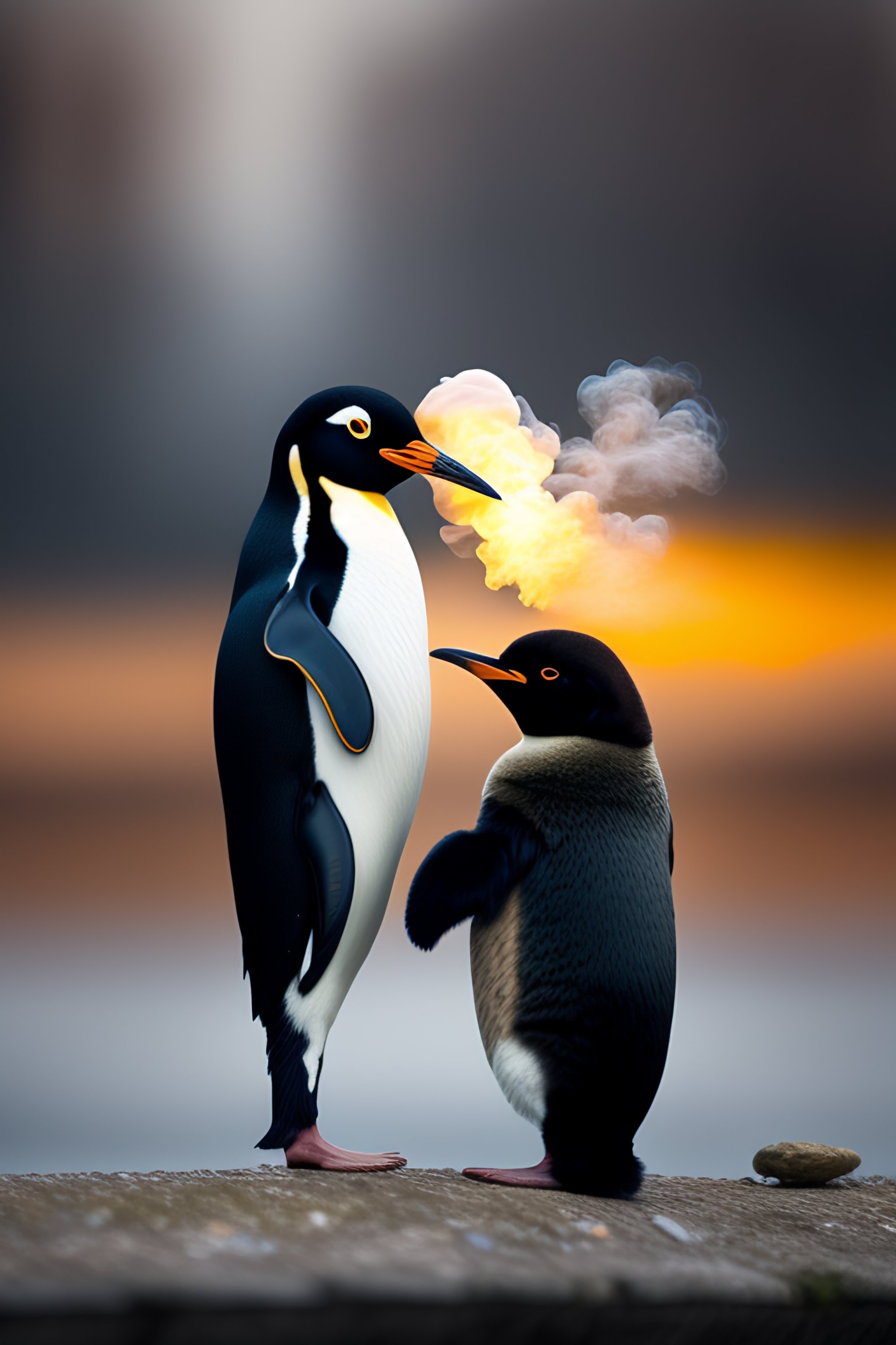 Lexica - Pinguin smoking
