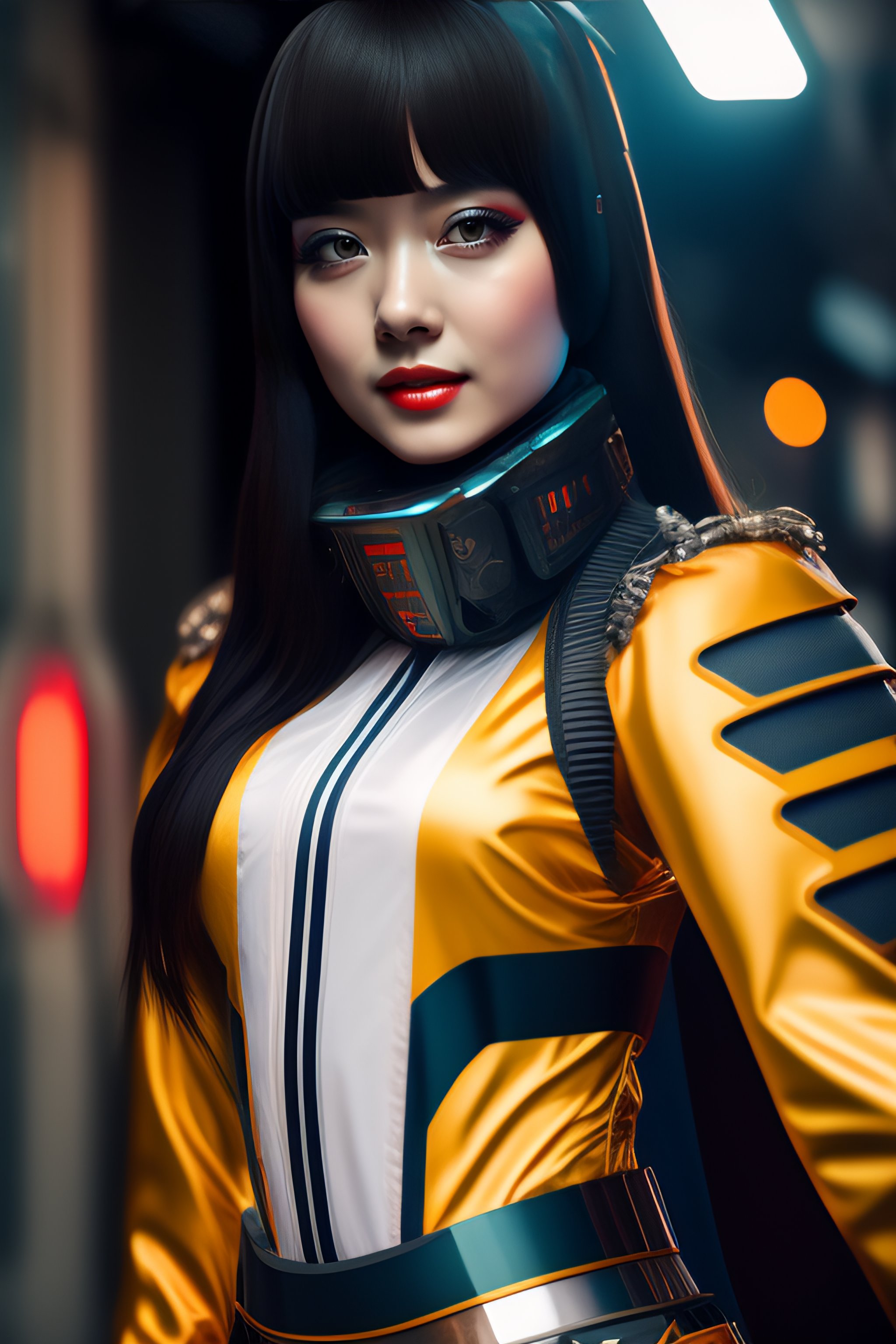 Lexica - Photoreal, cosplay, Cosplayer, cyber punk, Kanna Hashimoto ...