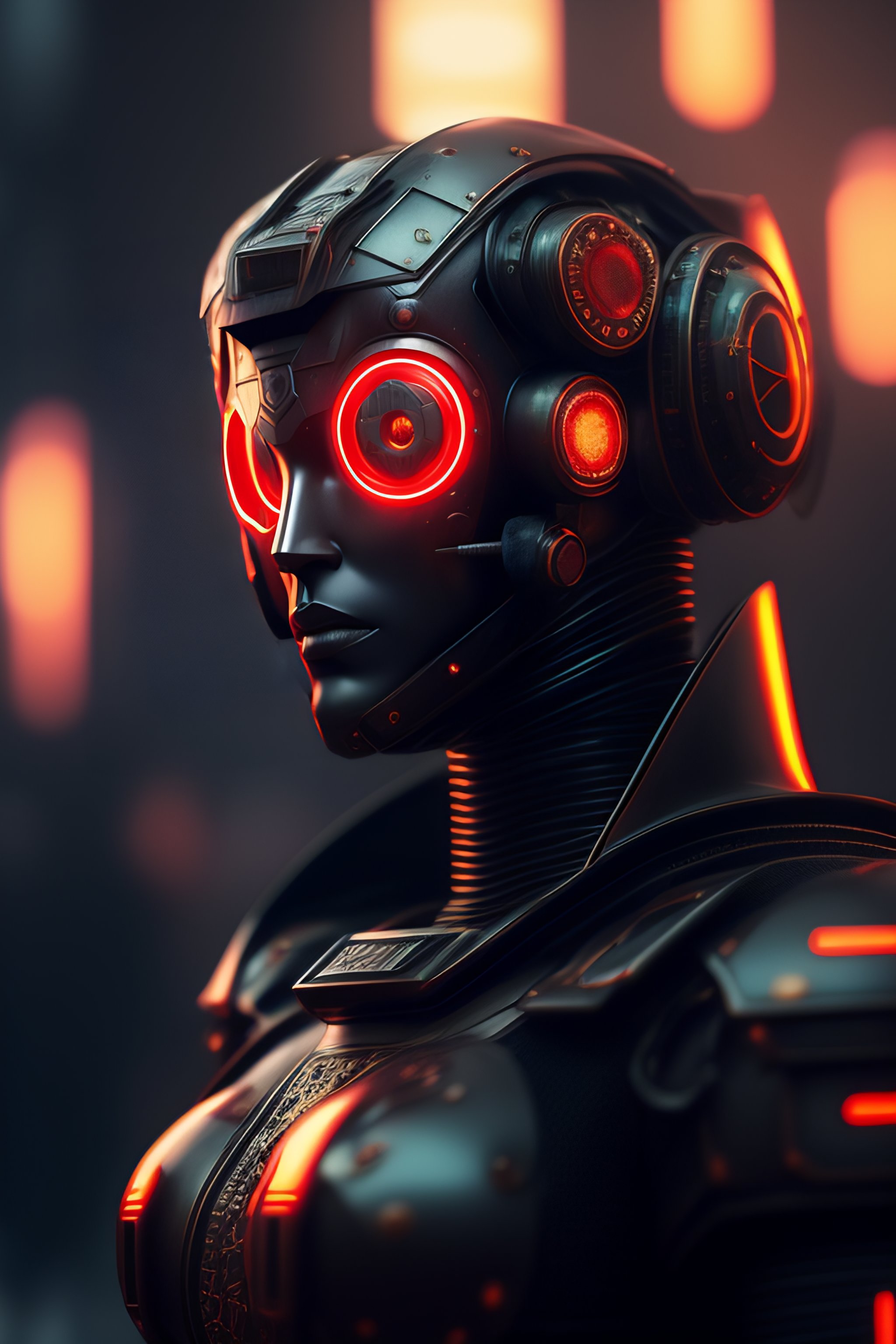 Lexica - Portrait of a rusian evil cyberpunk robot made of rusty clocks ...