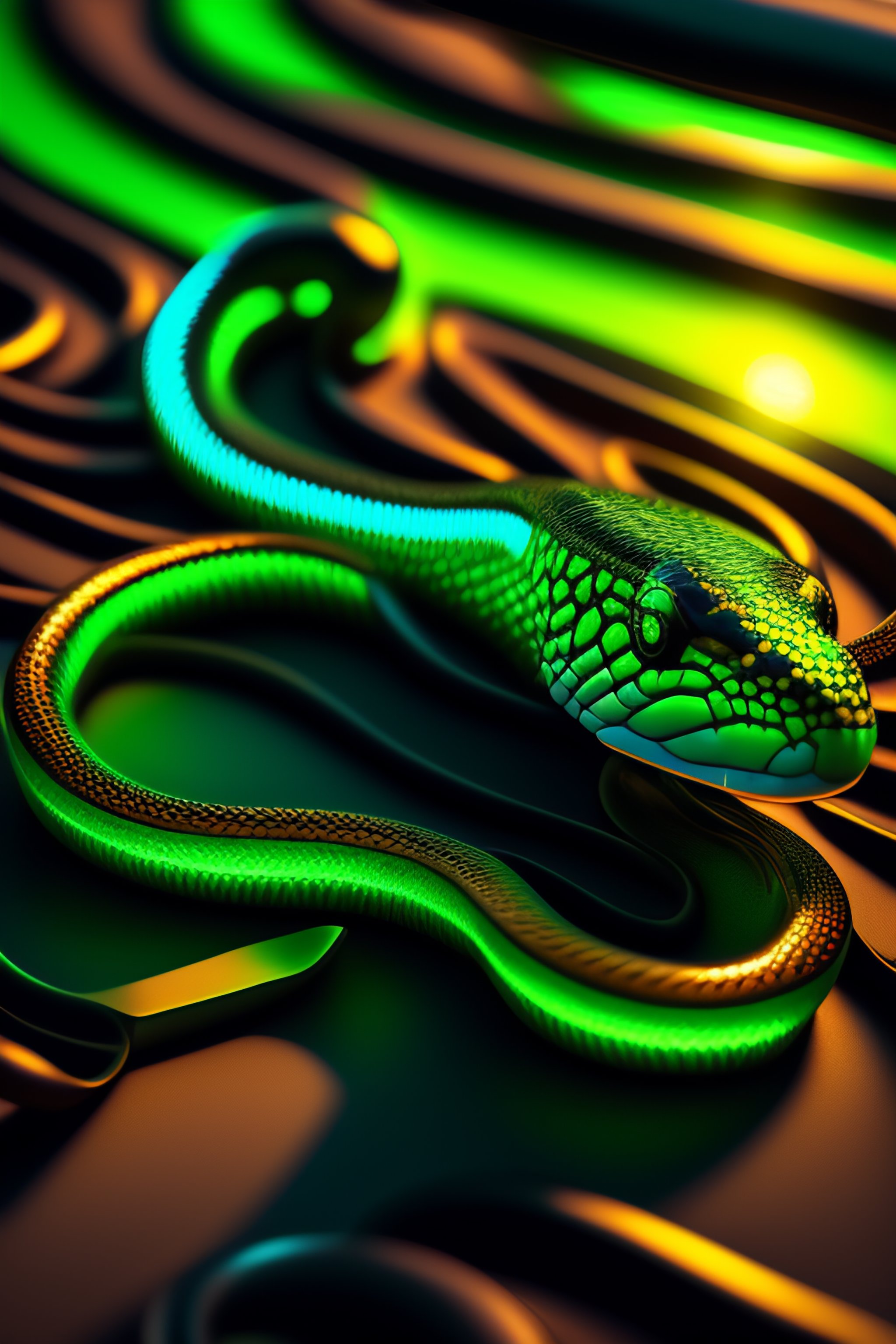 Lexica - Family snake flag by style of adam adamowicz illustration ...