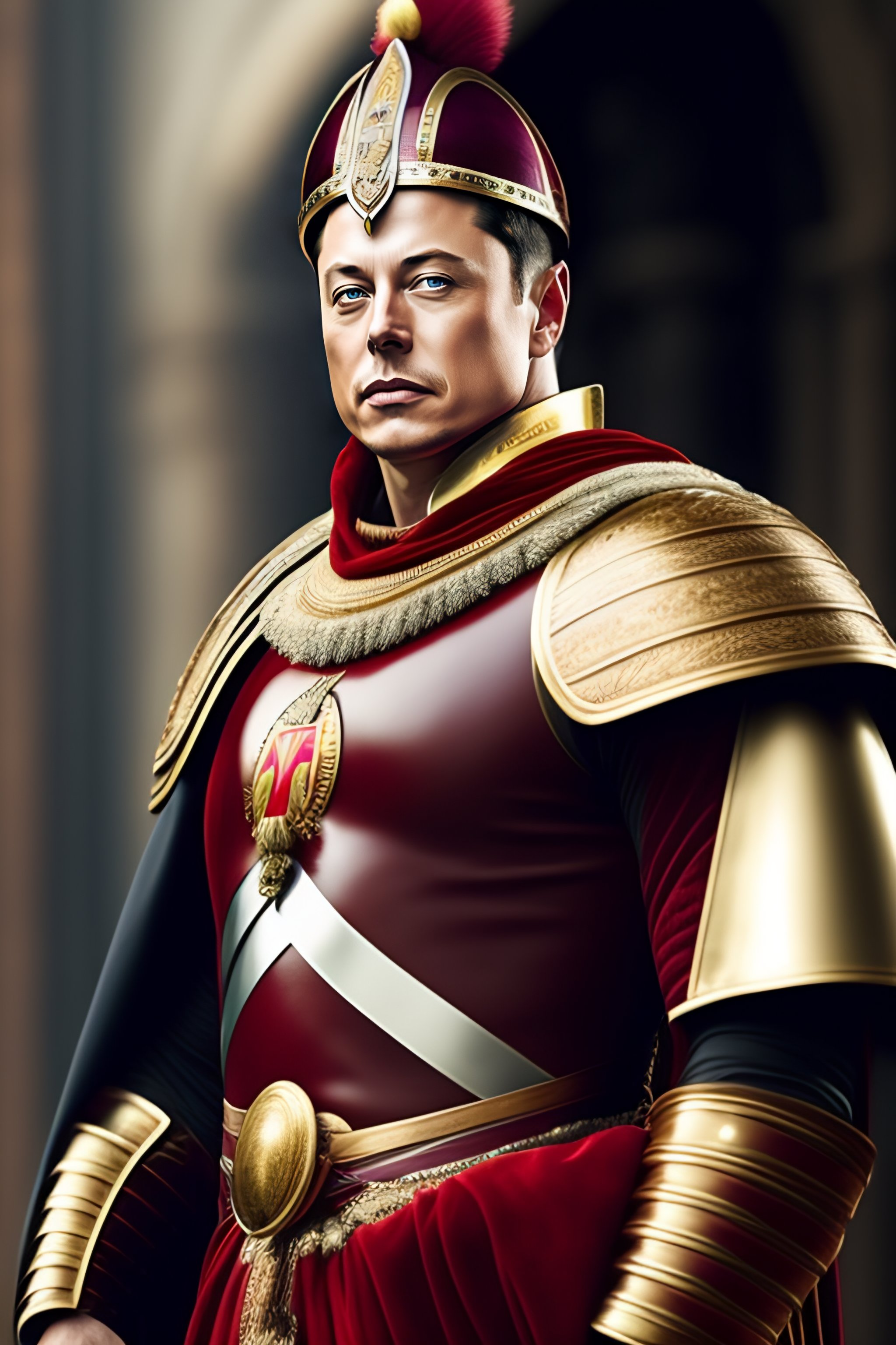 Lexica - Elon musk as roman centurion