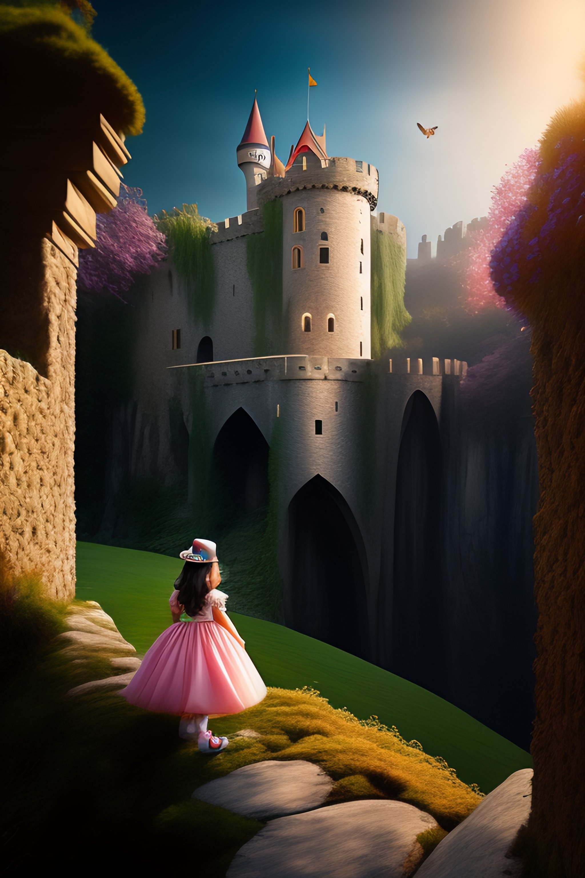 Lexica - Castle with princess clara