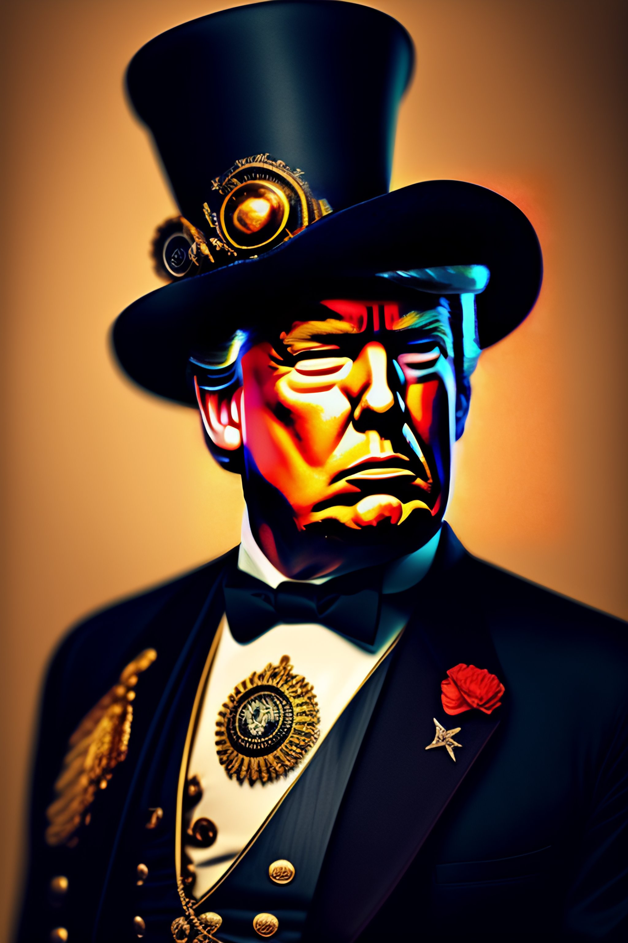 Lexica - Trump steampunk style