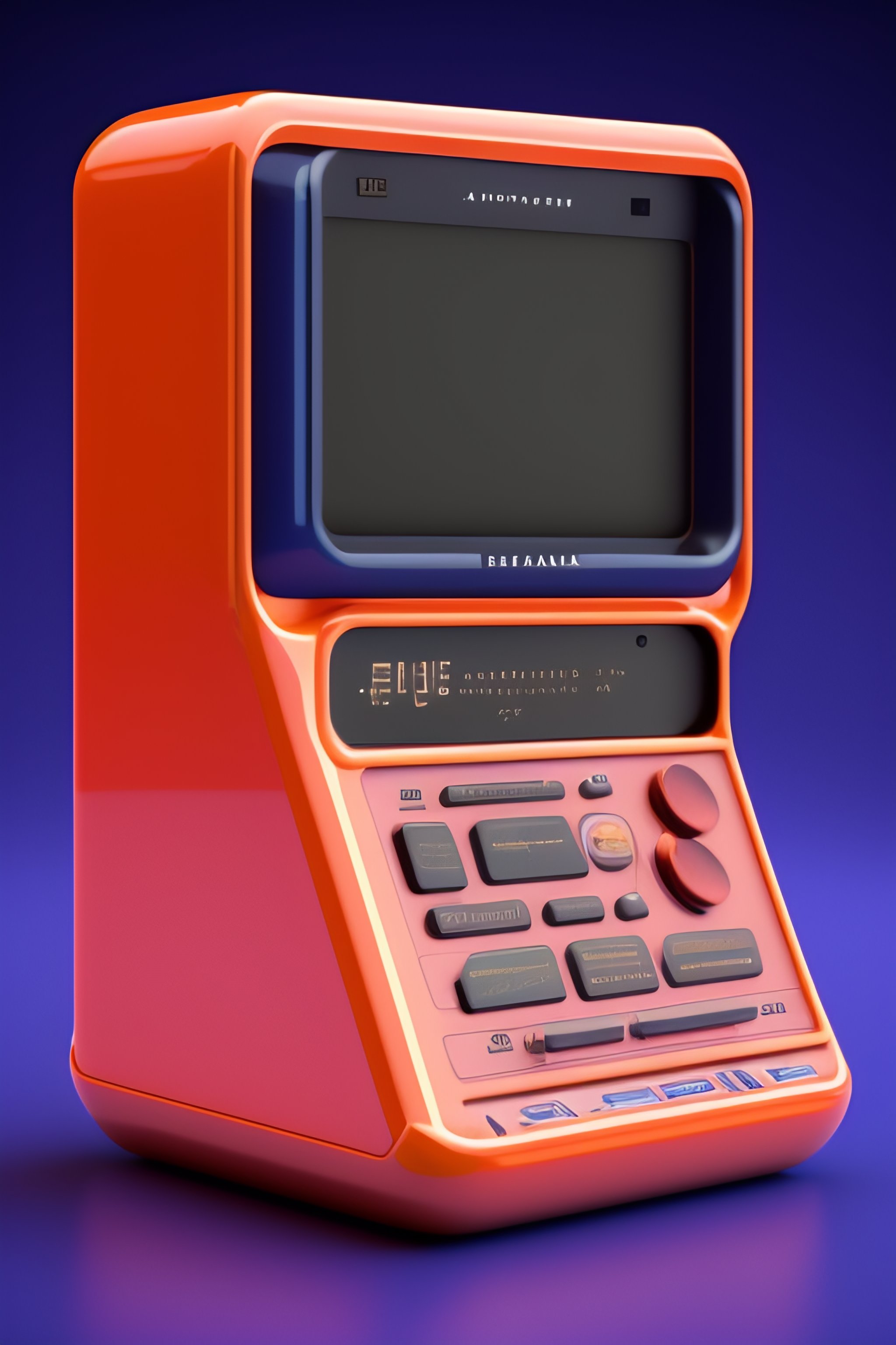 Lexica - Vintage personal handheld computer device, 1990s, c4d render ...
