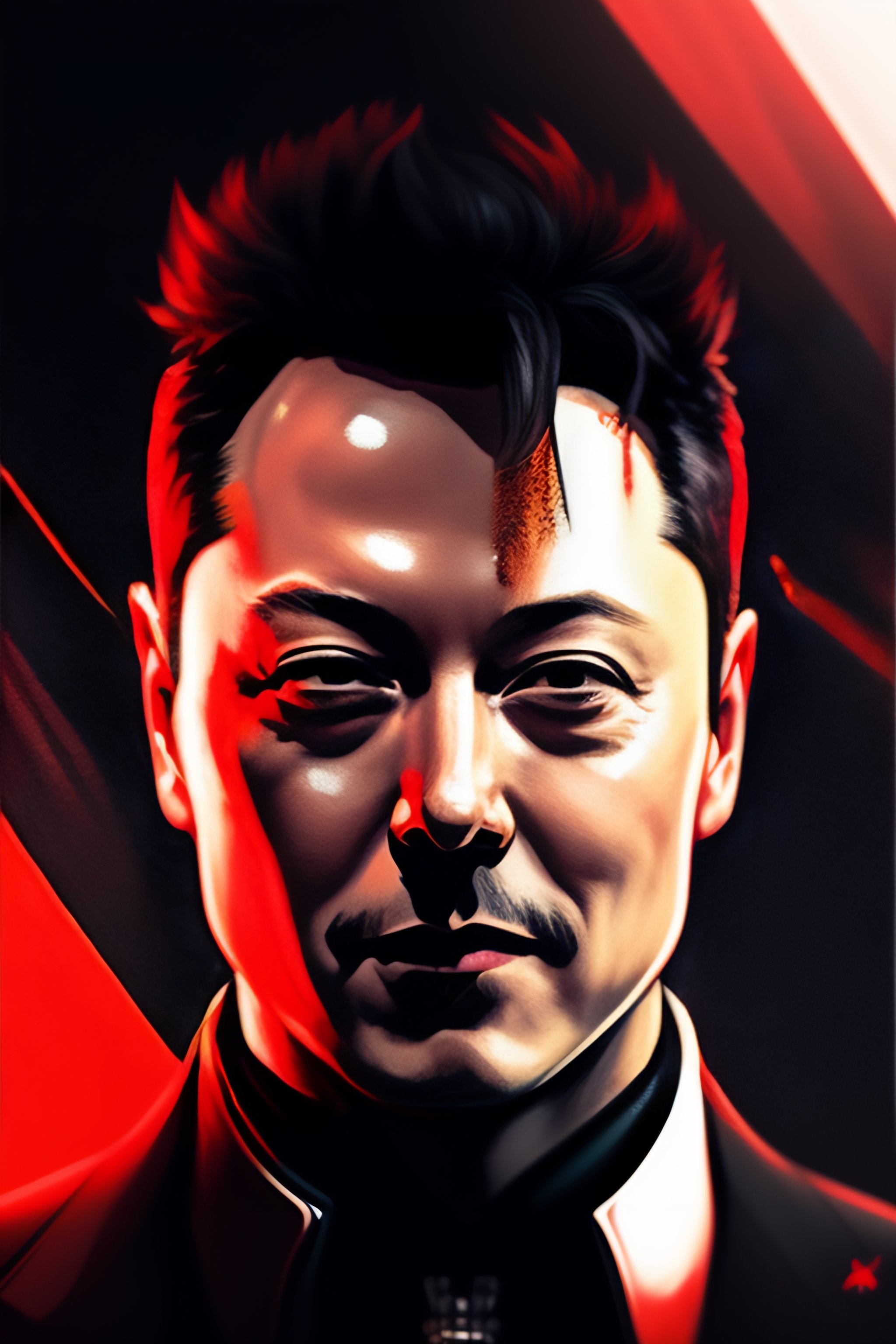 Lexica - Highly detailed portrait of elon musk, by Dustin Nguyen ...